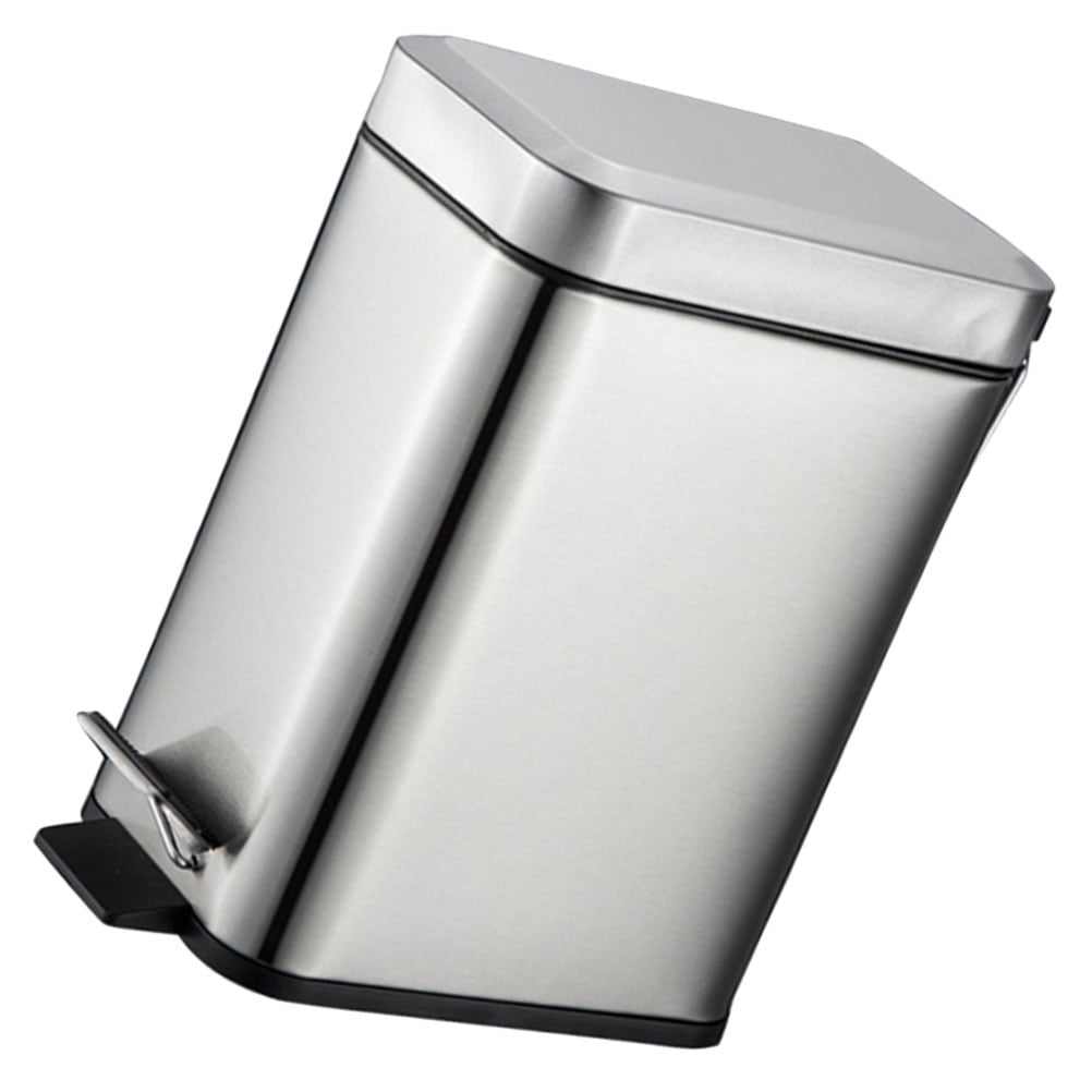 unbranded Stainless Steel Trash Can Kitchen Waste Bin Garbage Office ...