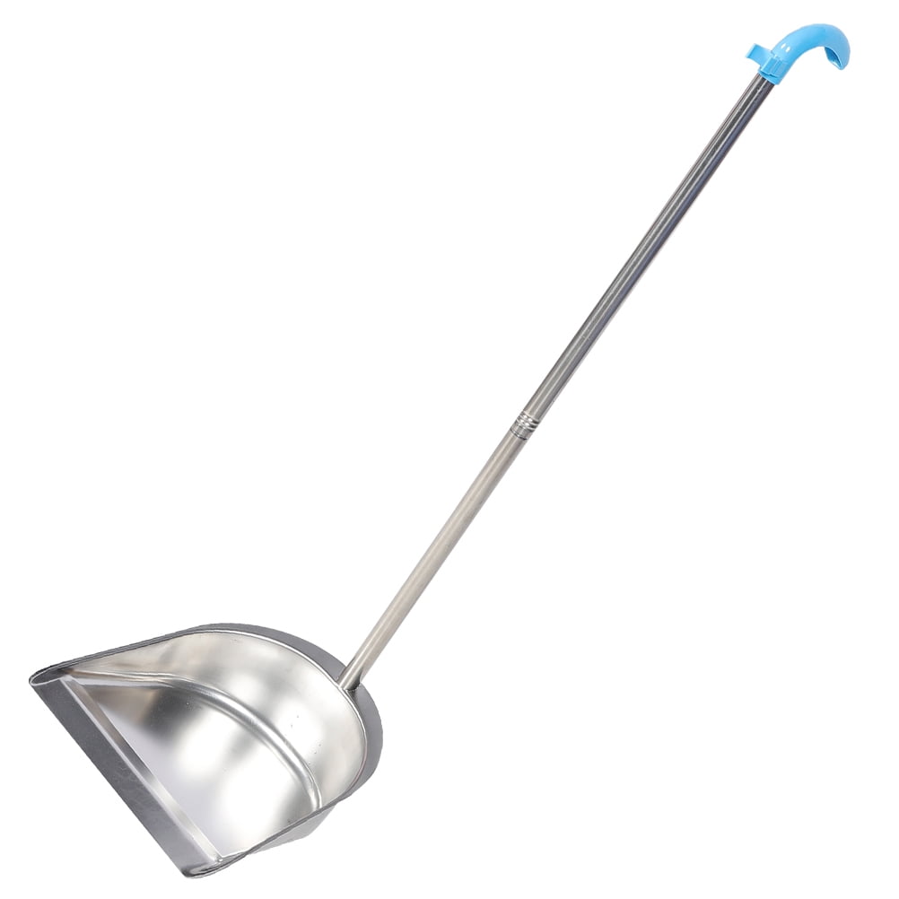 unbranded Stand Stainless Steel Trash Shovel Dustpan Detachable Garbage ...
