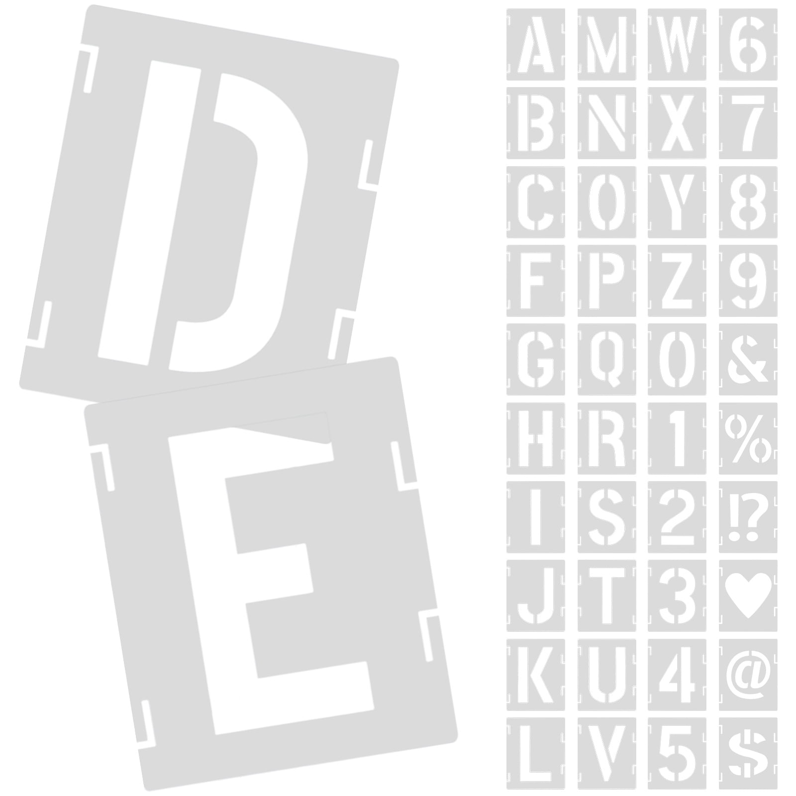 unbranded Stencil Making Kit Alphabet Letter Template Design Stencils ...