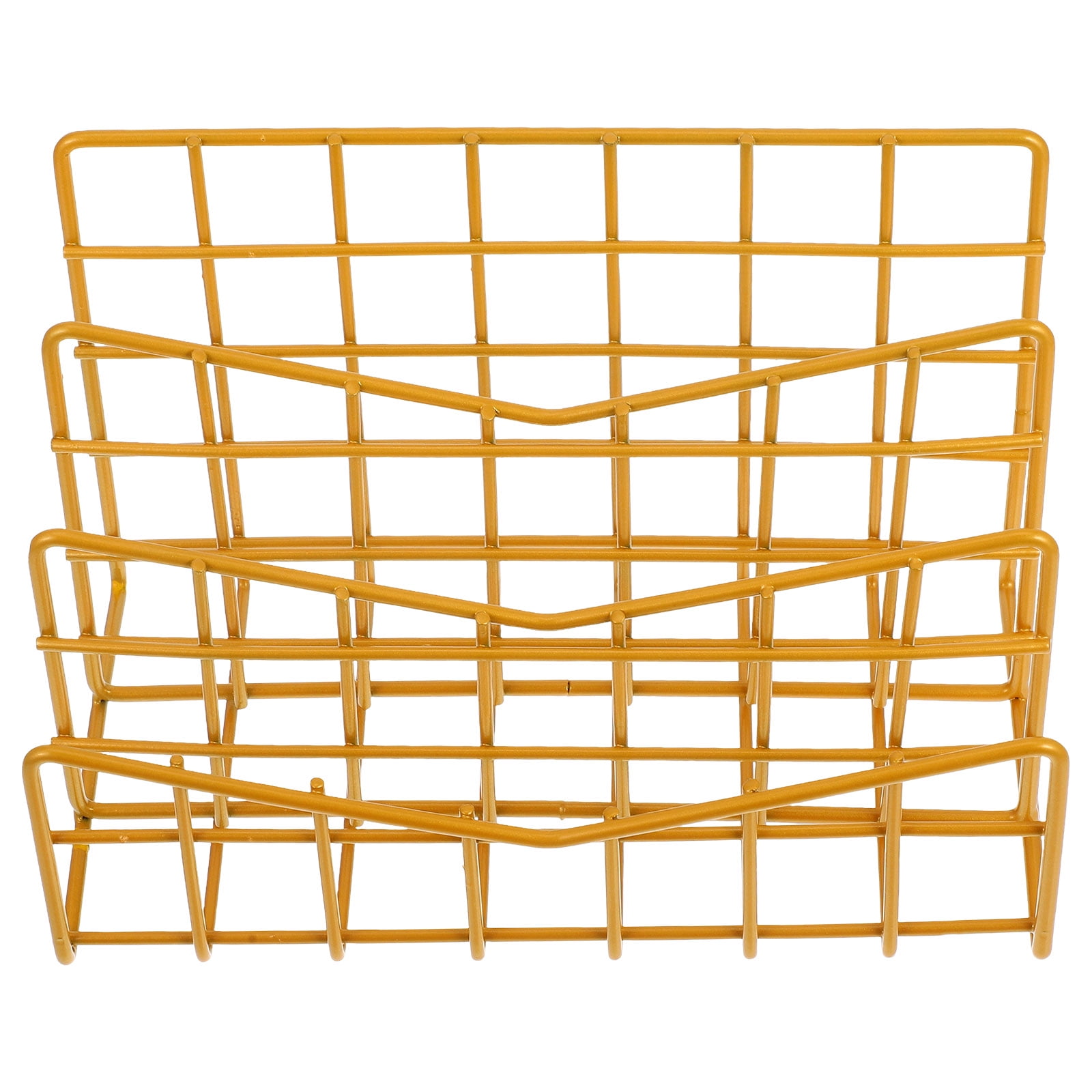 unbranded Storage Container Metal File Rack Cabinet Shelf Office Golden ...