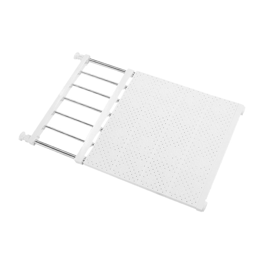 unbranded Storage Partition Closet Shelf Adjustable Small Shelves White ...