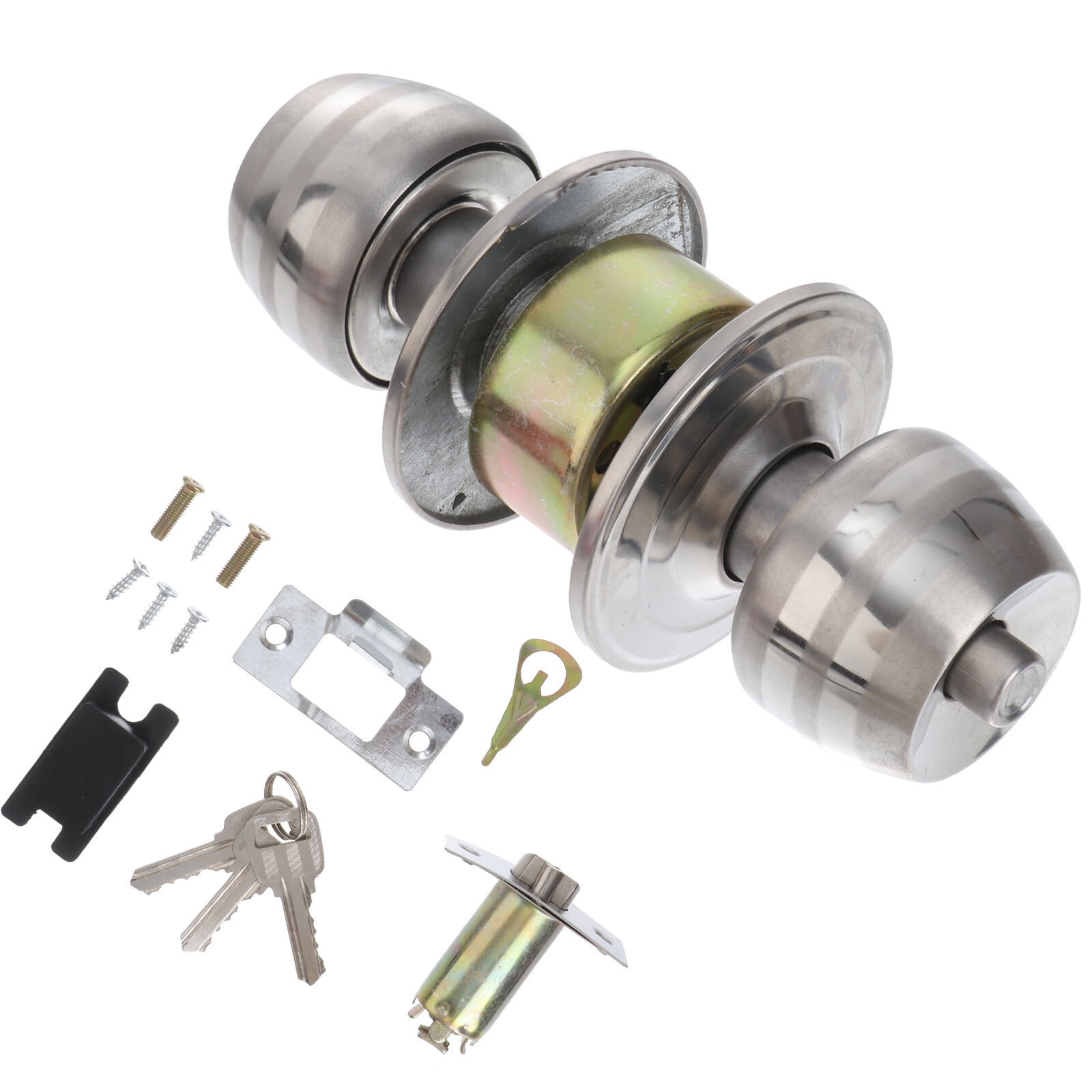 unbranded Storeroom Lock Stainless Steel Ball Visit Handle Door Wrist ...