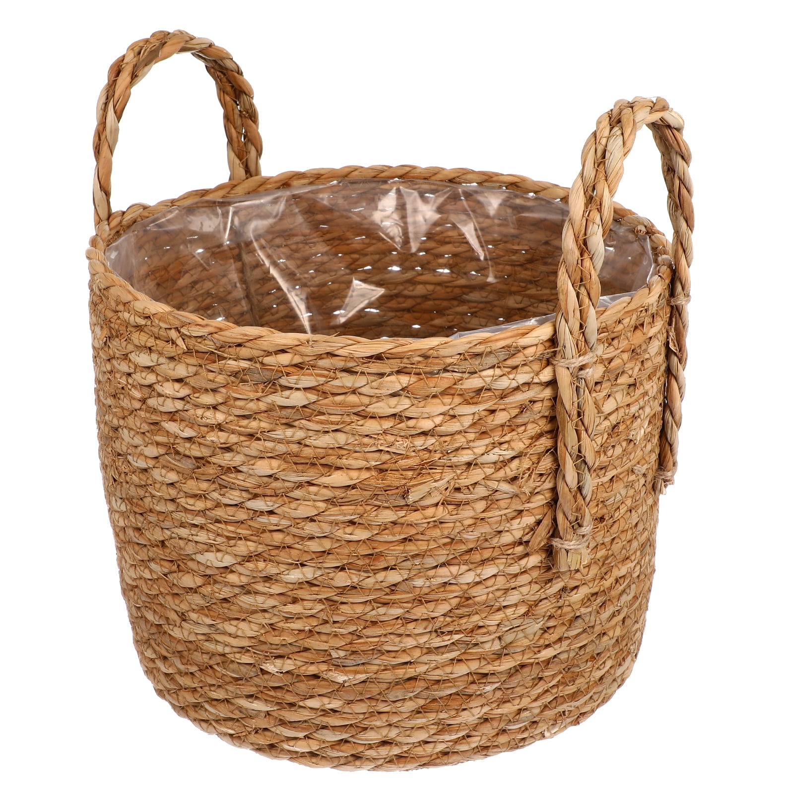 unbranded Straw Flower Pot Indoor Plant Pots Planter for Plants Khaki ...