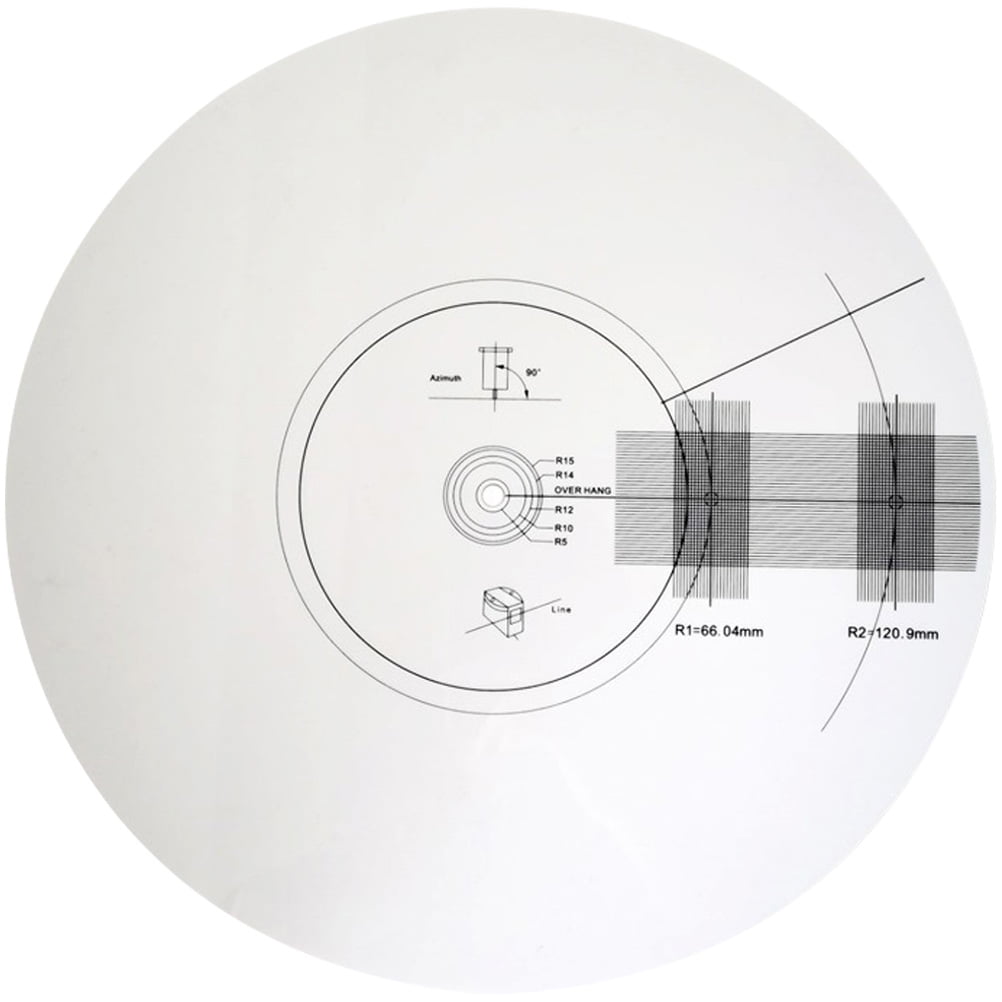 unbranded Stylus Record Stand Calibration Disk Vinyl Plate Distance ...
