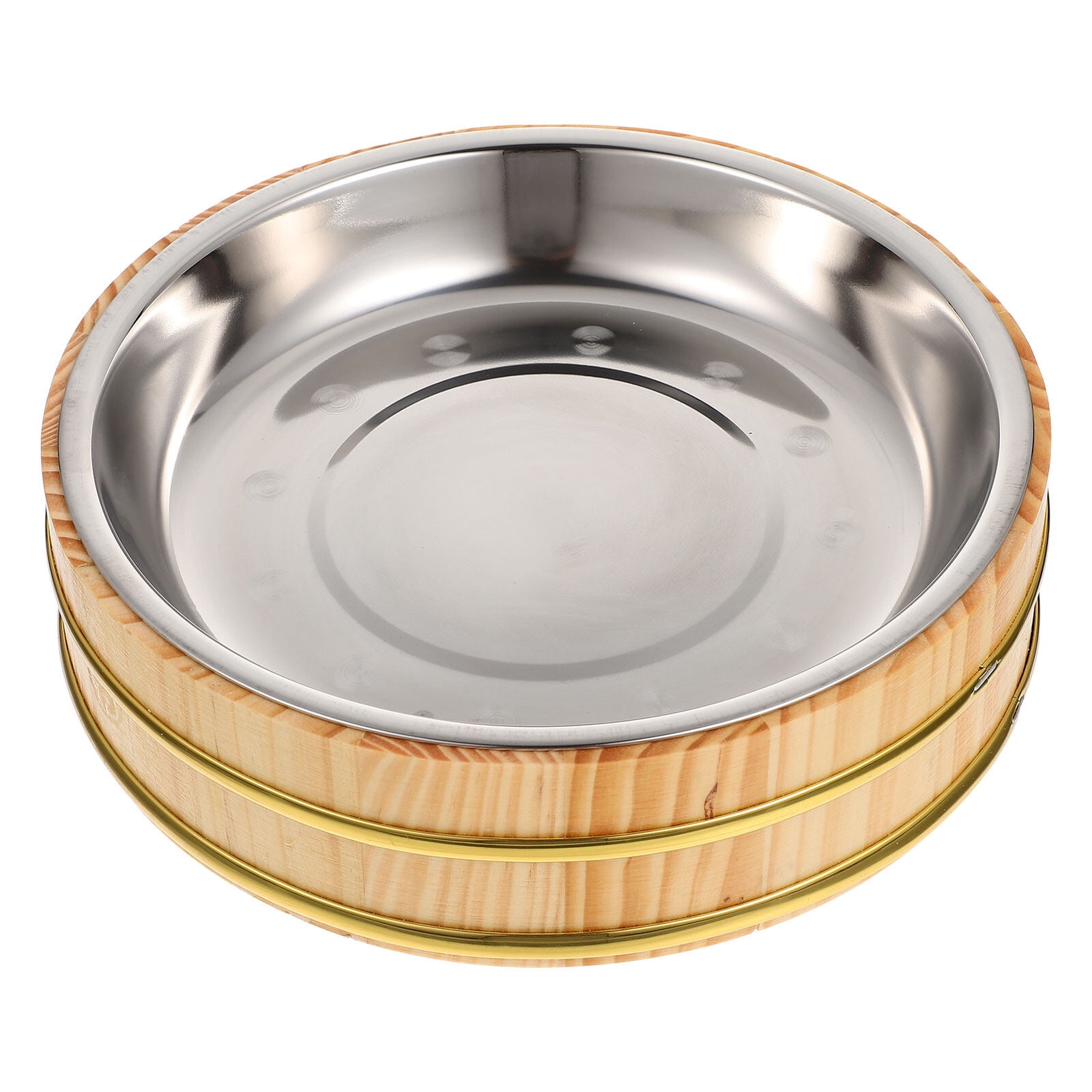 unbranded Sushi Bibimbap Wooden Barrel Rice Mixing Tub Cooling Bowl ...