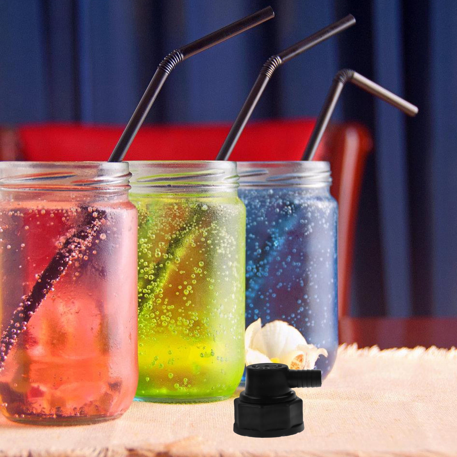 unbranded Syrup Bag Hose Quick Connector Valve Nozzle Black PE 1Set for ...