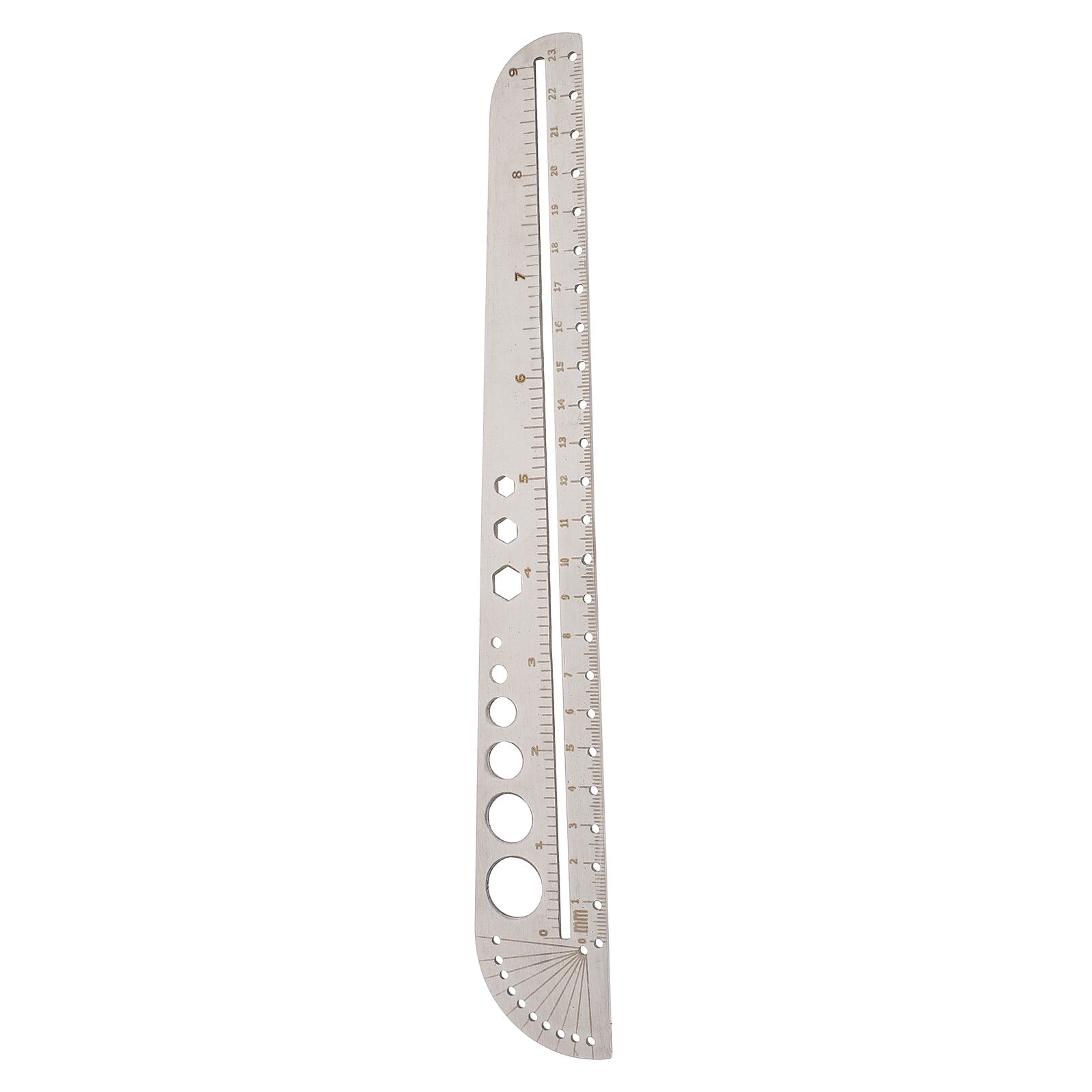 unbranded Tape Measure Grid Ruler Stainless Steel Scale Office ...