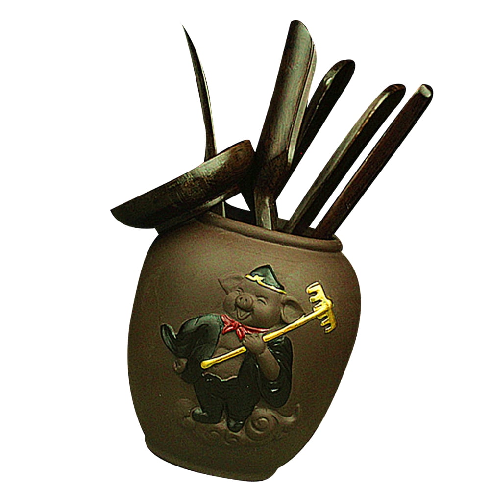WHAMVOX Chinese Kung Fu Tea Set with Synthetic Material Tools Perfect ...