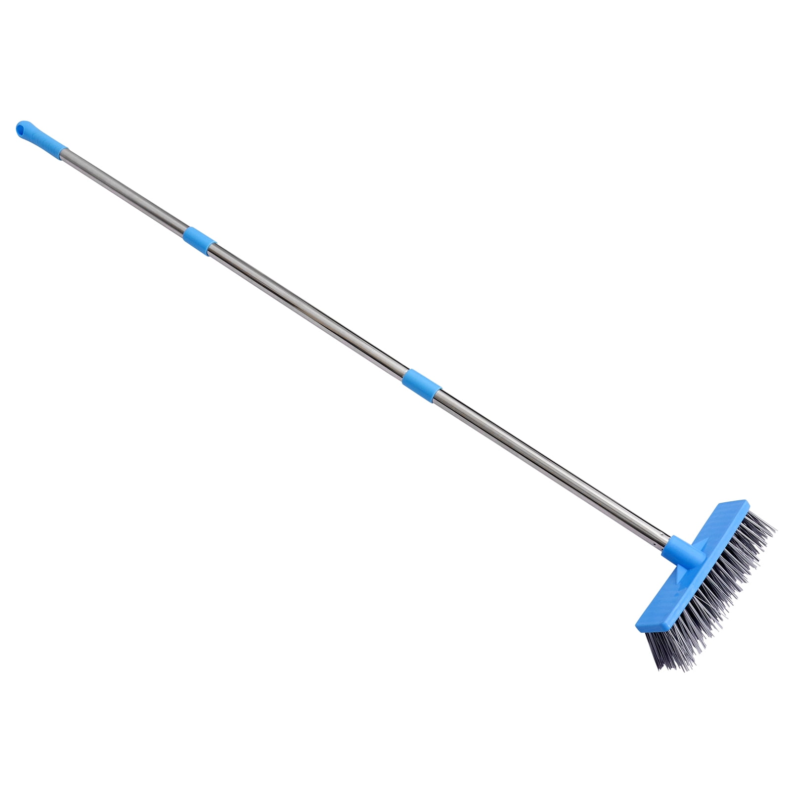 unbranded Tile Brushing Cleaner Blue Cleaning Brush Power Broom Handle ...