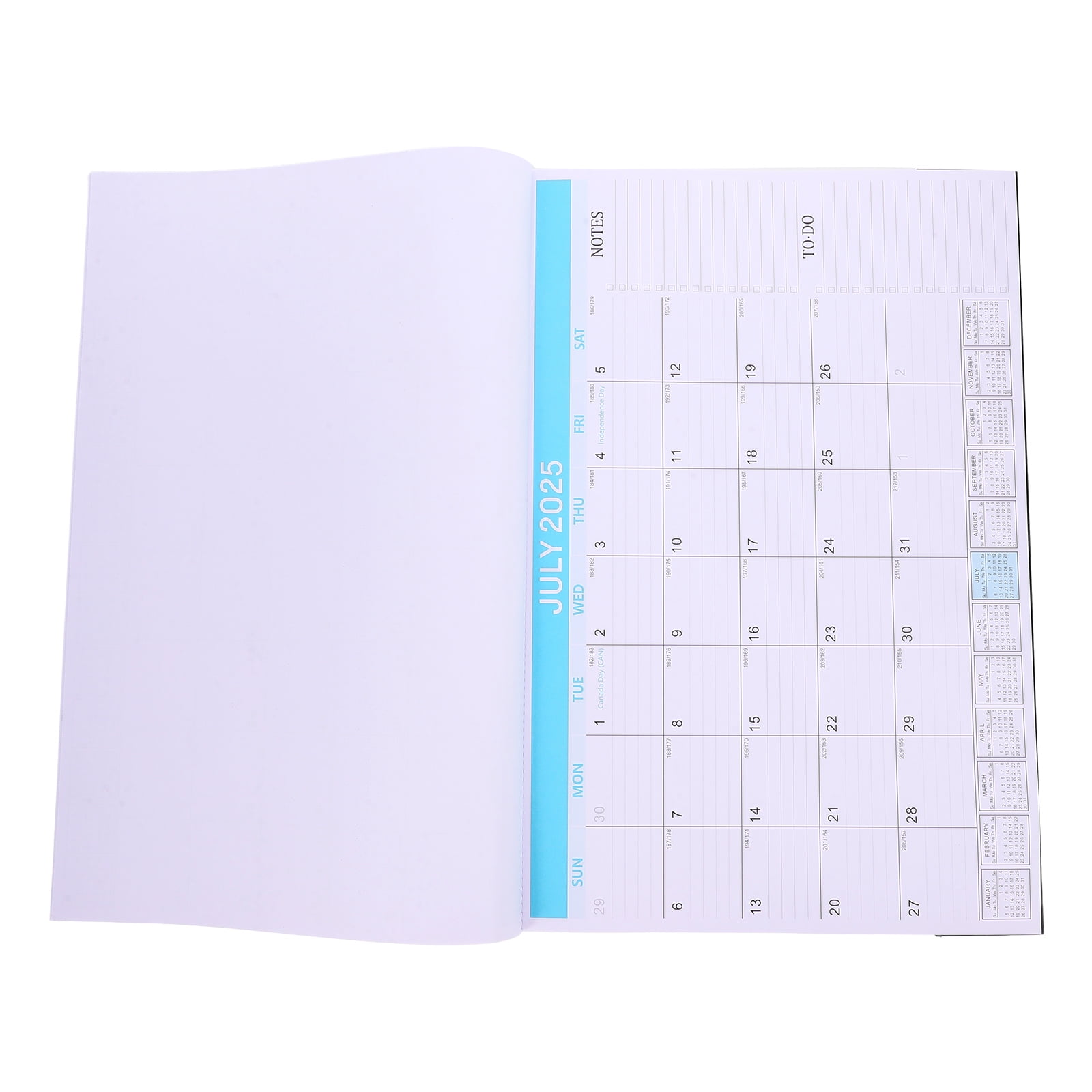 unbranded Time Planner Calendar Wall Hanging Planning Calendar 2025 ...