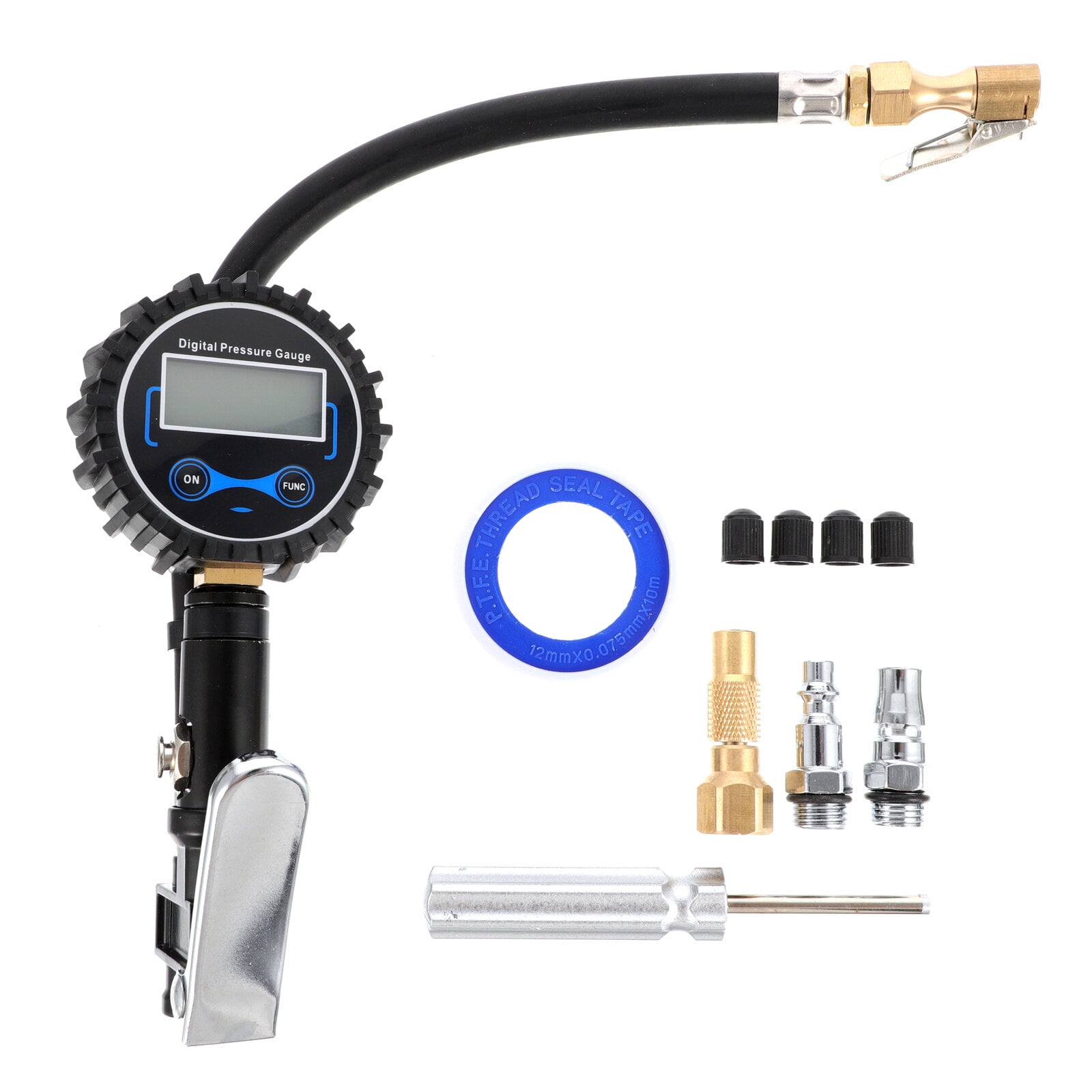 Digital Tire Pressure Gauge with Stage Light Clamps for Accurate Tire ...