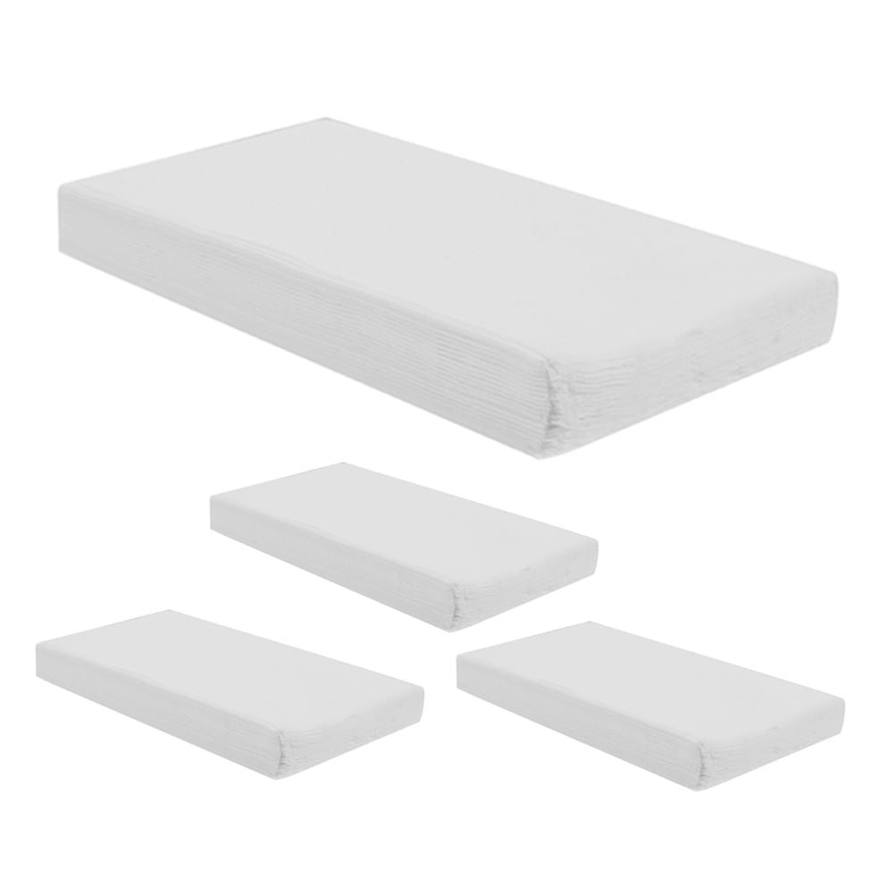 unbranded Tissue Refills 4 Bags White Rectangular Wood Pulp Paper for ...