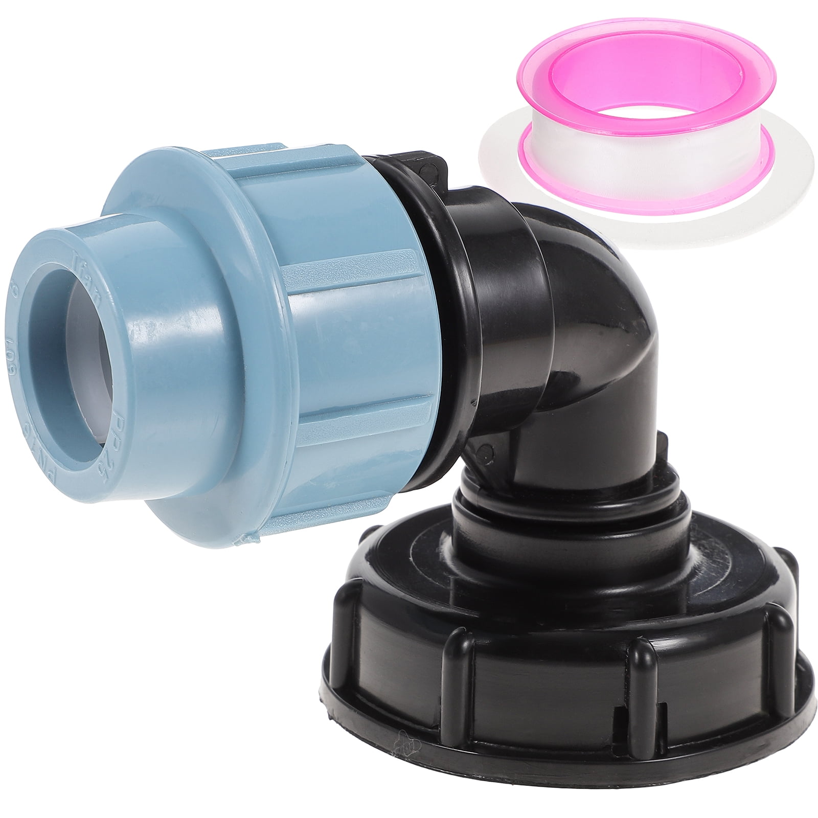 WHAMVOX IBC Tote Adapter for Garden Hose 3/4 Inch Threaded PE Material ...