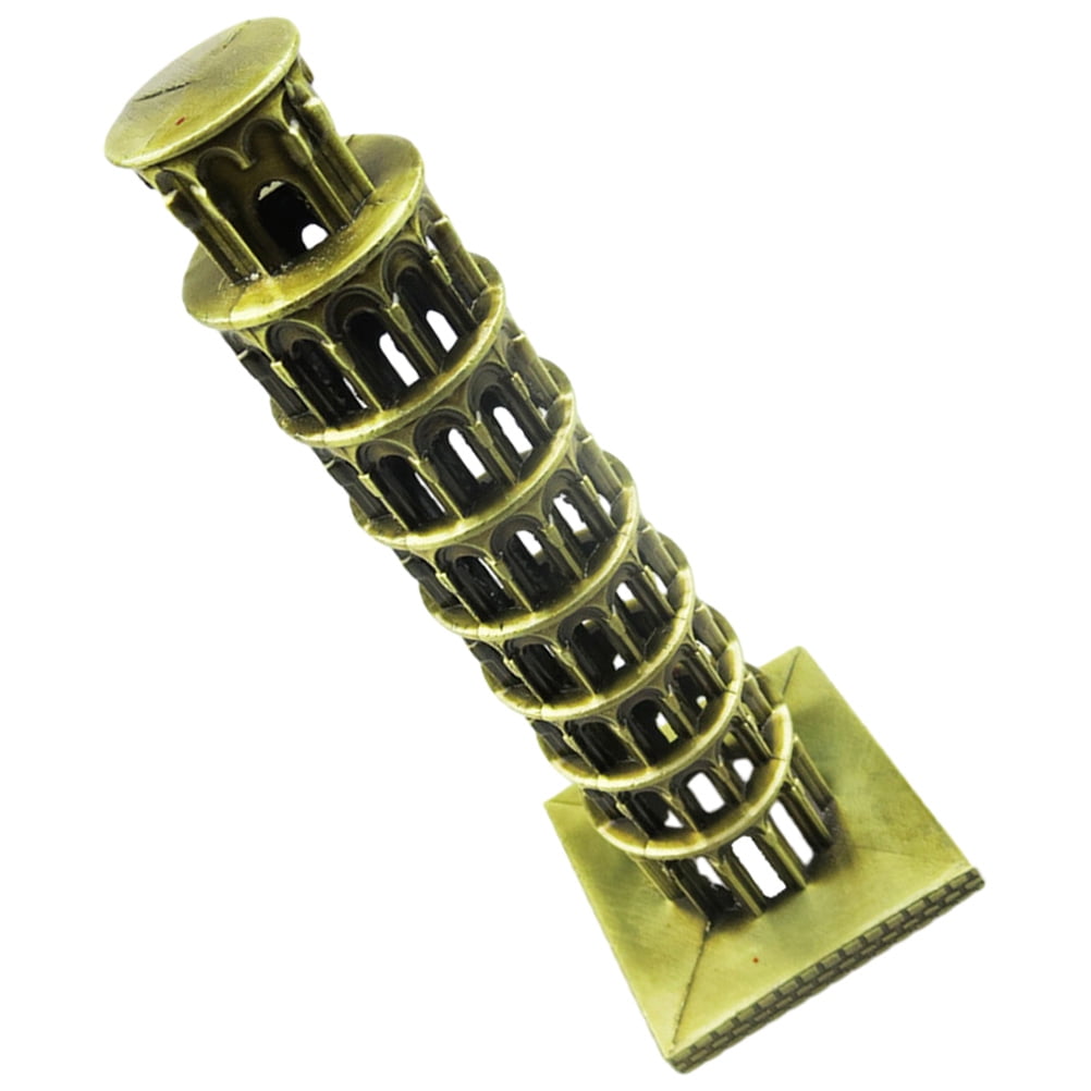 unbranded Tower Statue Ancient Building Figurine Leaning Model Italian ...