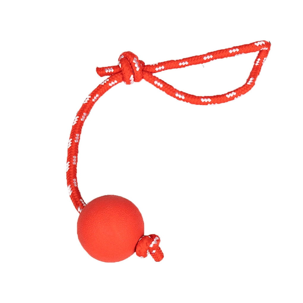 chidgrass Toy Ball Elastic Rubber Rope Tug Balls Grinding Safe Soft Dog ...