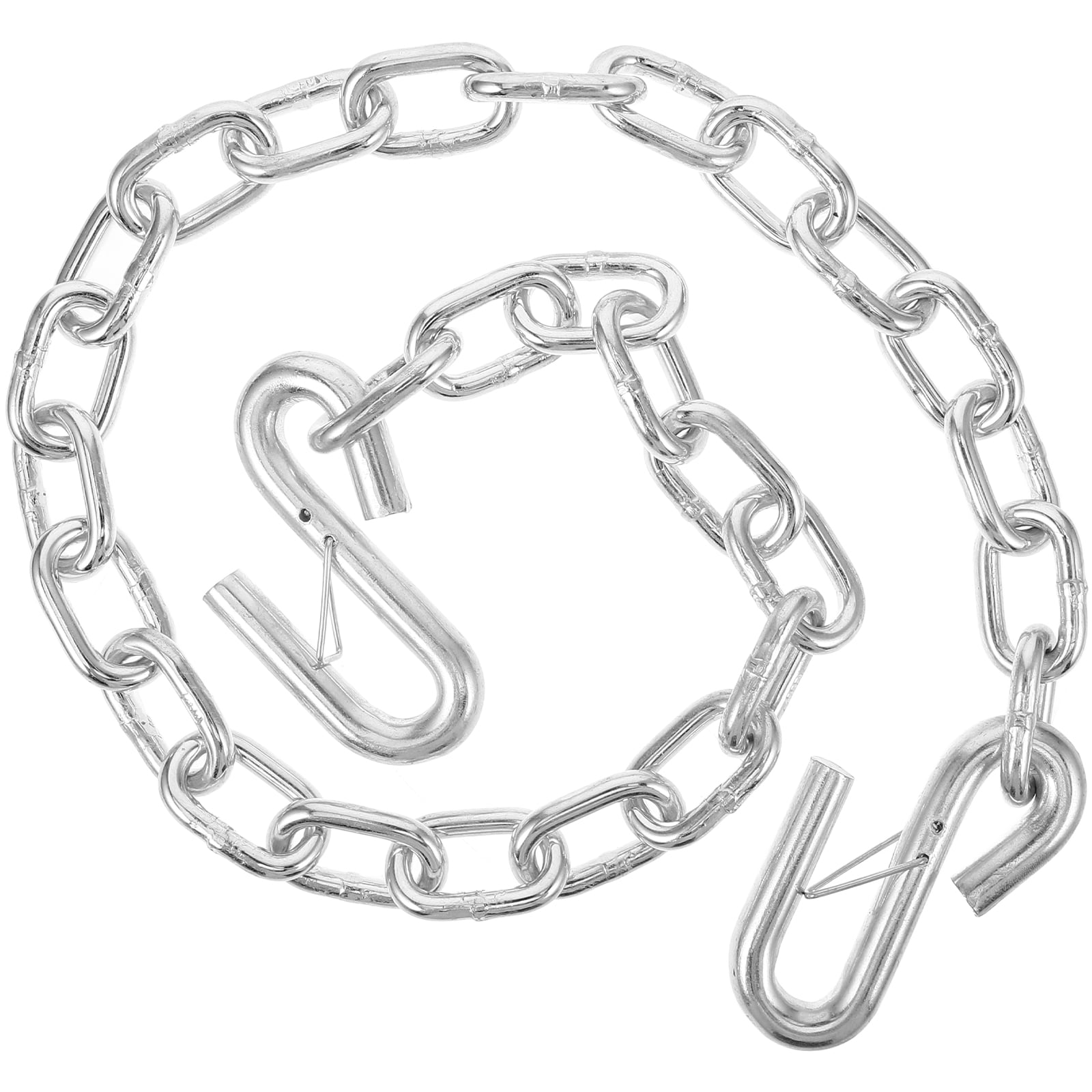 unbranded Trailer Chains Boat Safety Anti Rattle Hitch Clamp Tow Silver ...