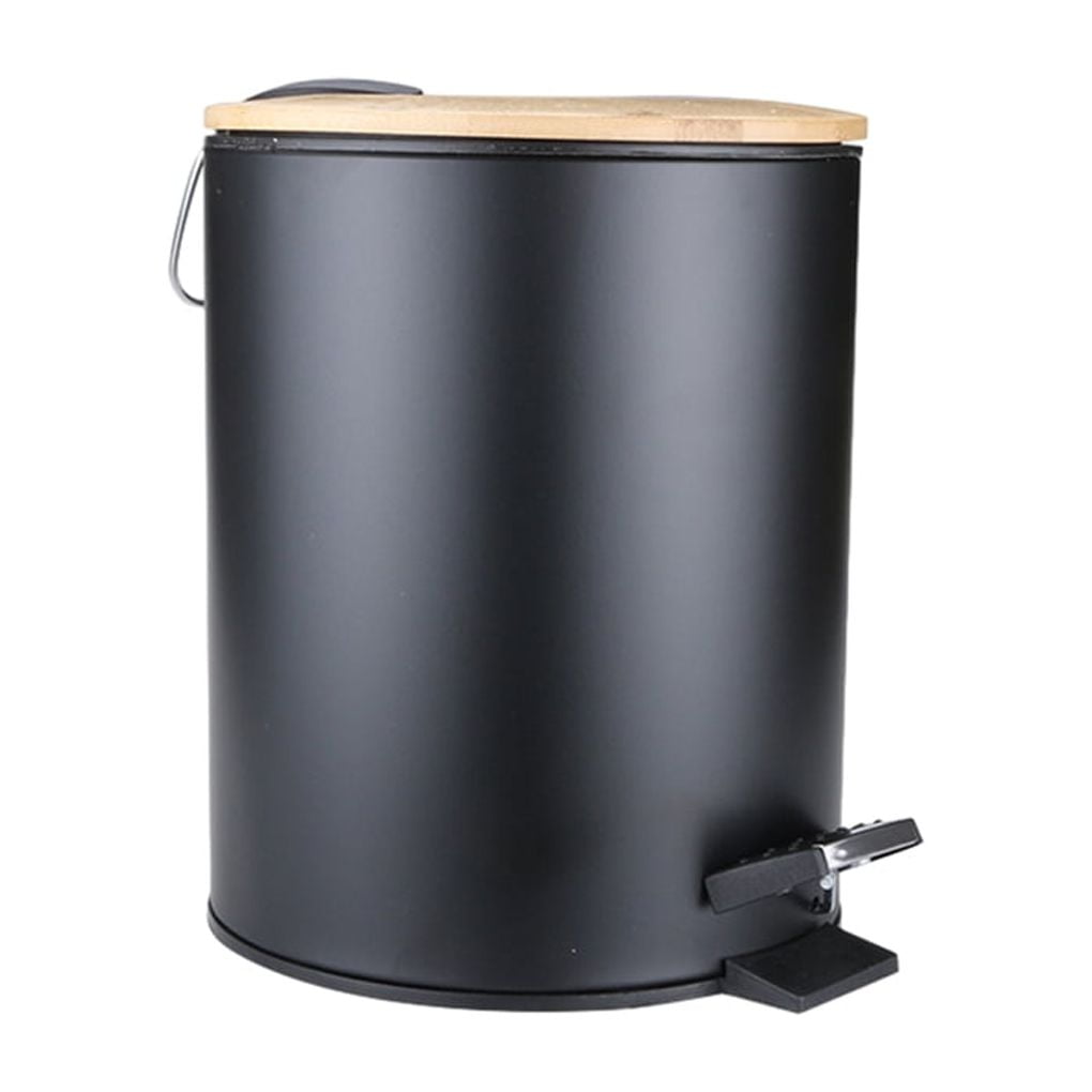chidgrass Trash Can Foot-operated Garbage Bin Rubbish Bucket ...