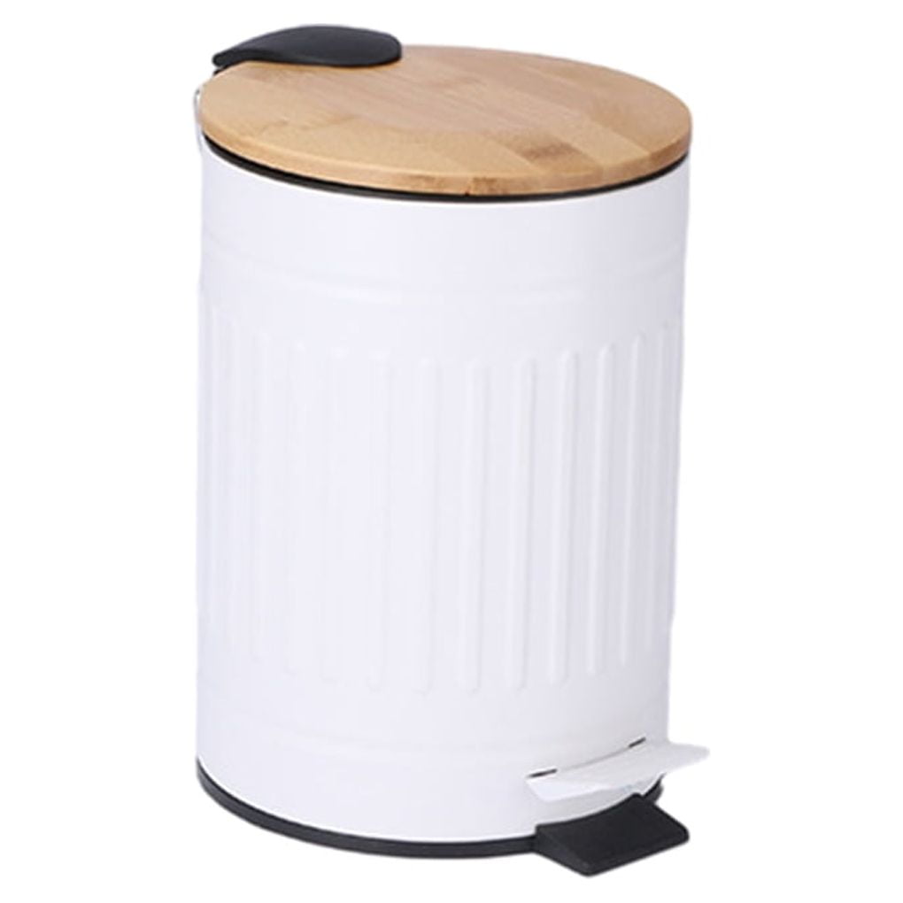 chidgrass Trash Can Foot-operated Garbage Bin Rubbish Bucket ...