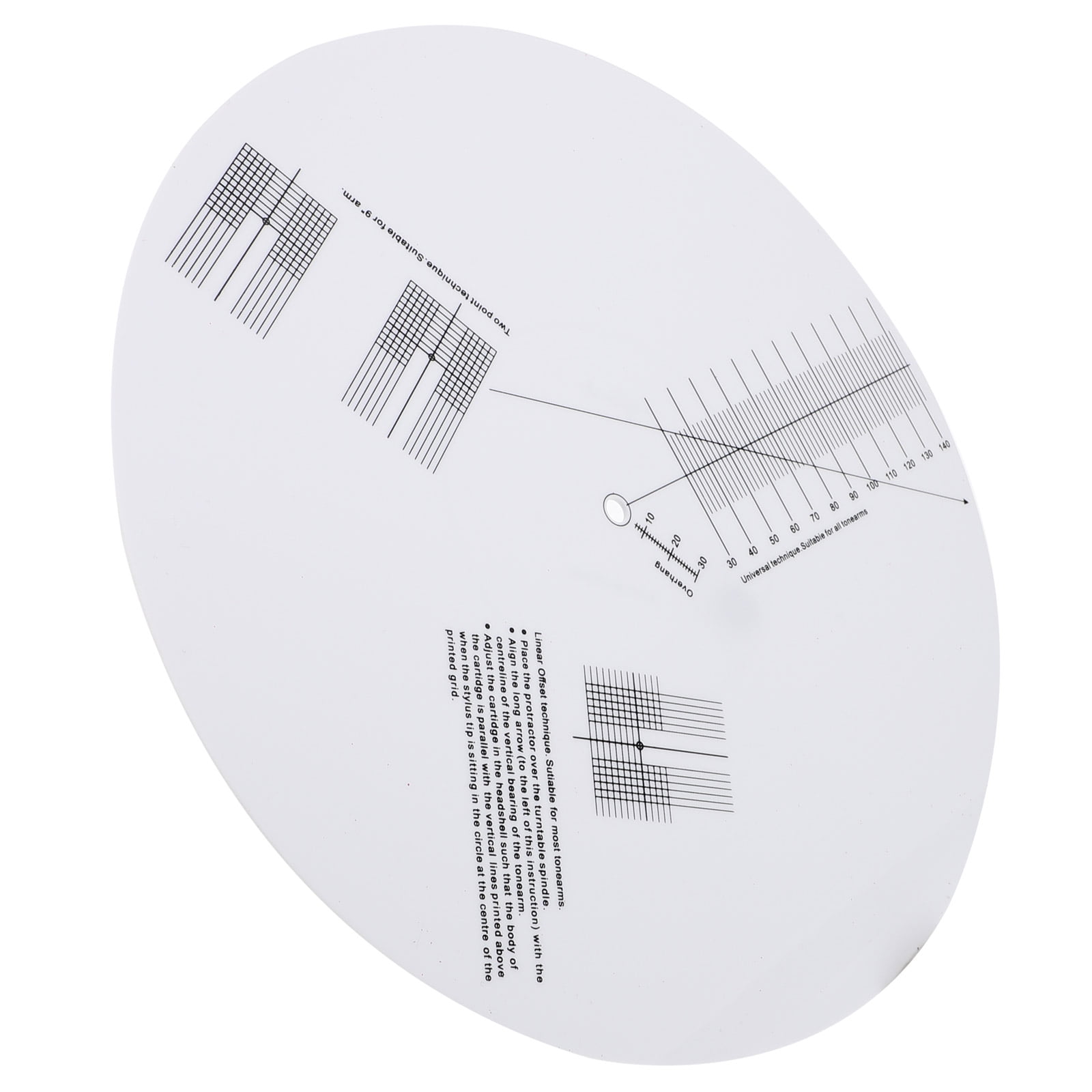 unbranded Turntable Calibration Disk Vinyl Record Distance Gauge ...