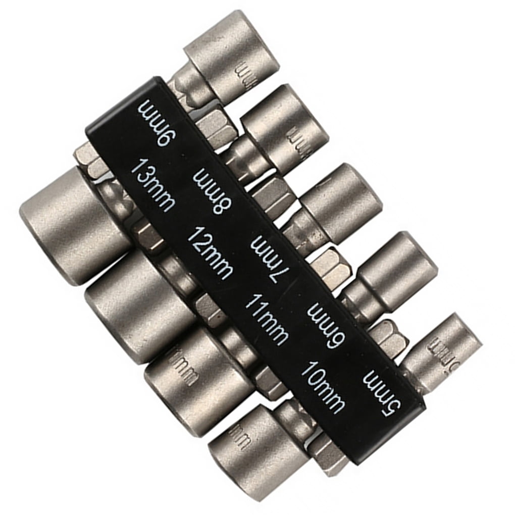 chidgrass Universal Hexagonal Shank Nut Socket Power Drill Bit Set High ...