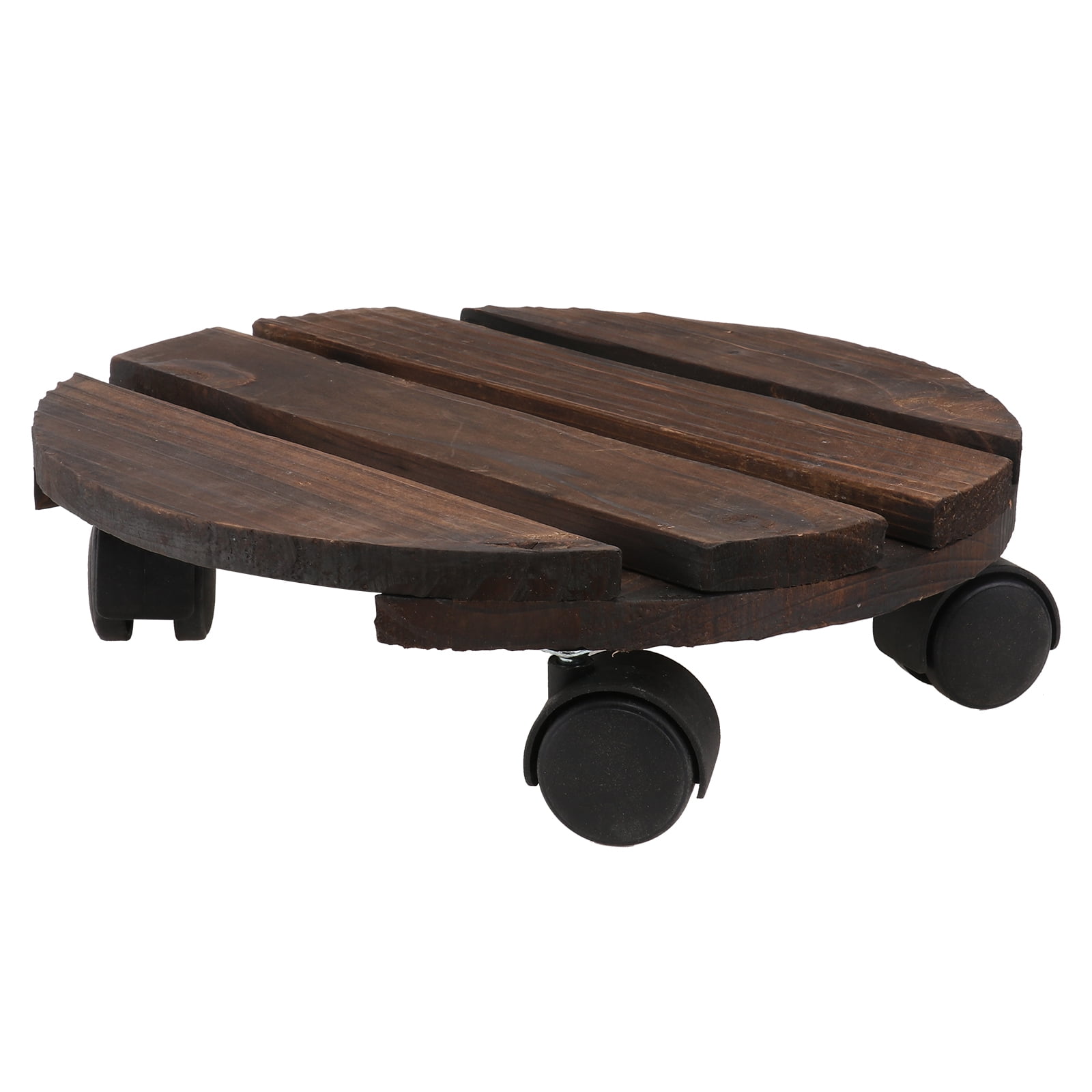 unbranded Universal Wheel Flower Pots Tray Flowerpot Holding Rack ...