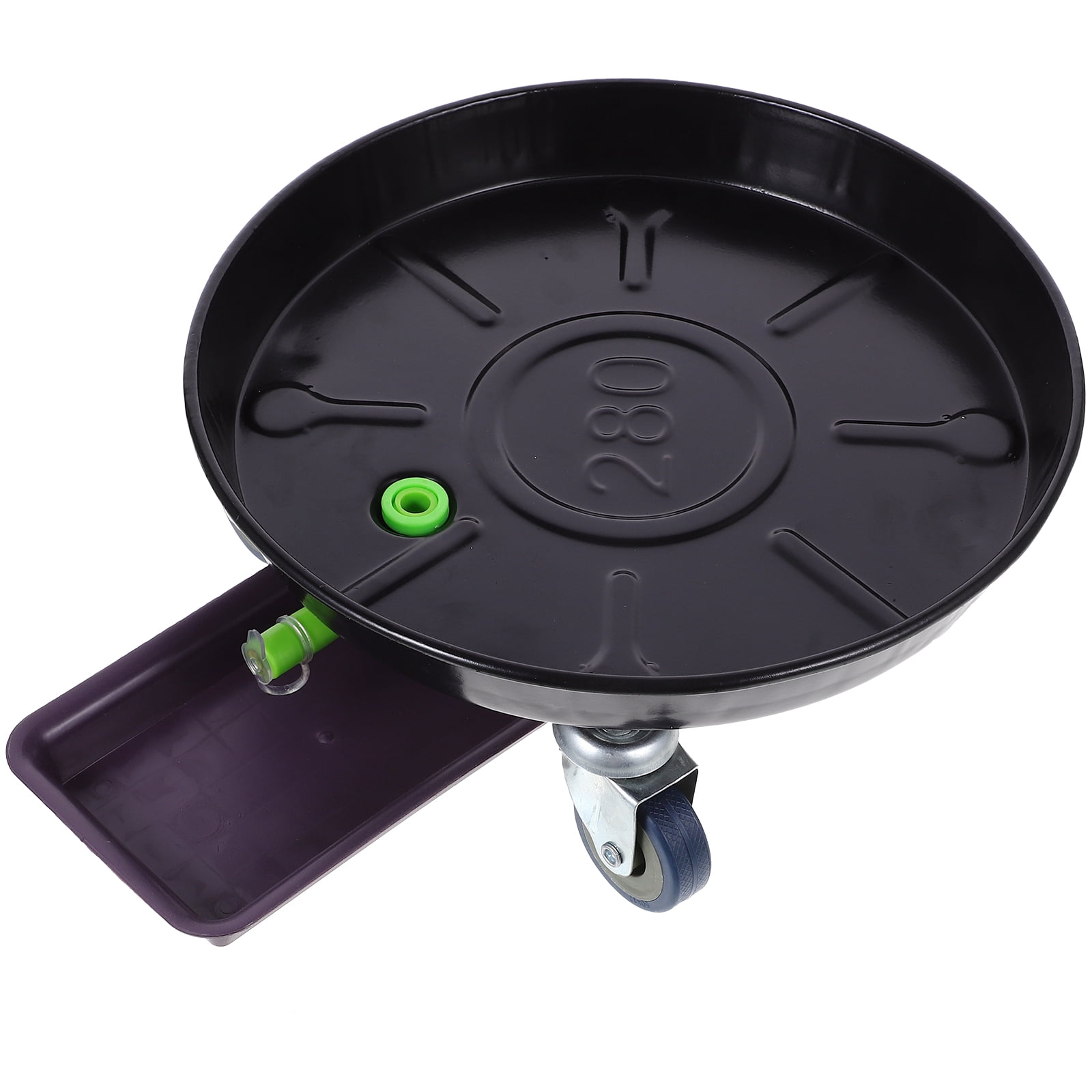 unbranded Universal Wheel Round Flower Pot Stand Plant Roller Tray Rack ...