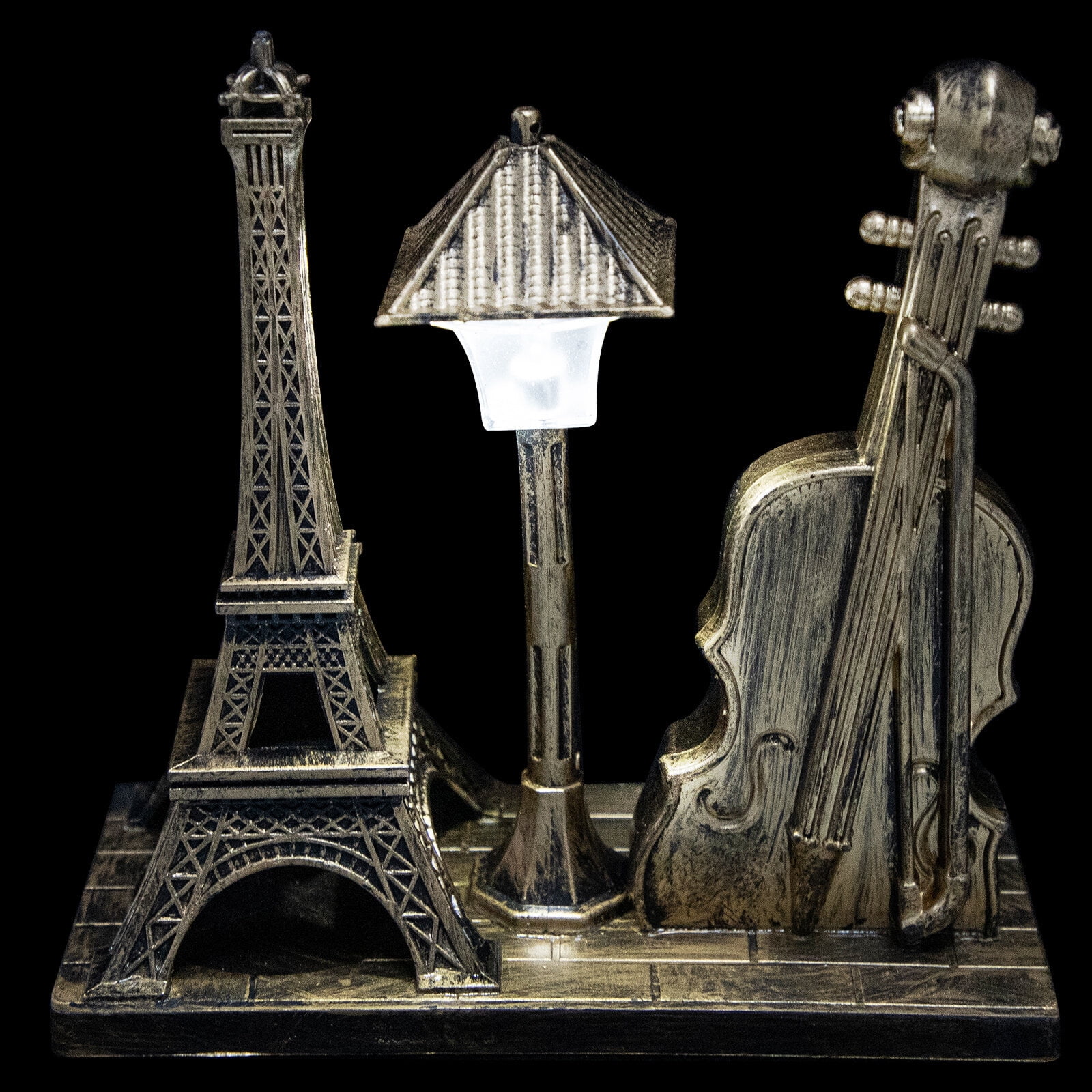 FONDOTIN Decorative Light Eiffel Tower Desktop Lamp Light Brown 1Set 6 ...