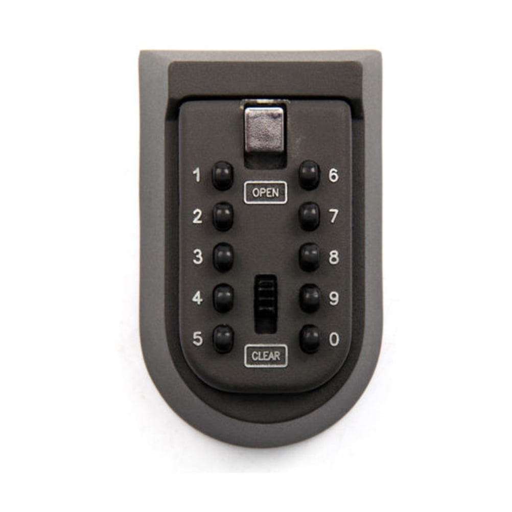 Wall-Mounted Push Button Key Lock Box with Waterproof Exterior Cover ...