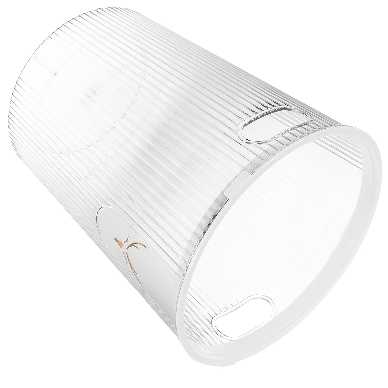 unbranded Waste Basket for Kitchen Lid Garbage Can Trash Office White ...