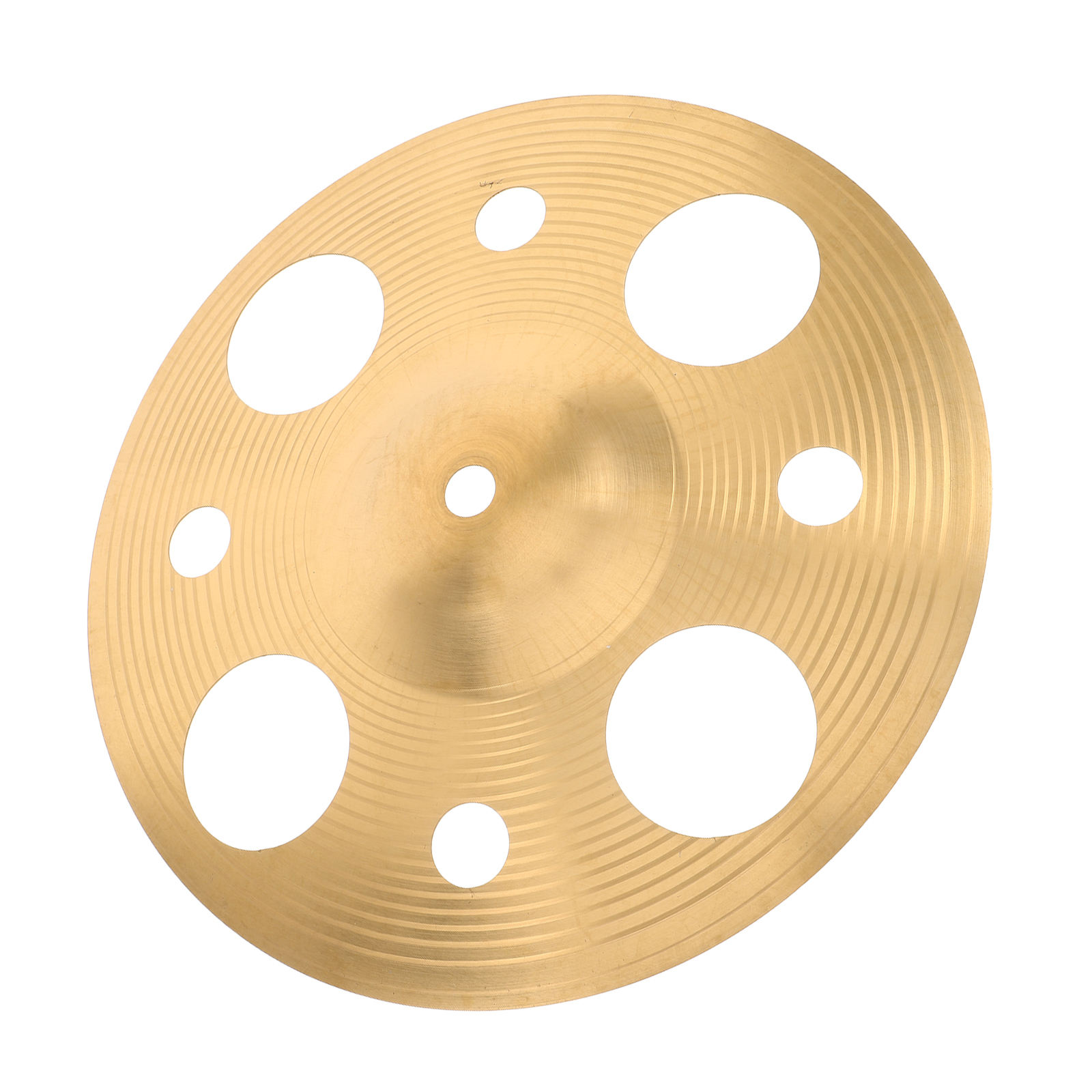 OULII Golden Alloy Drum Cymbal with Perforated Design Enhanced Sound ...