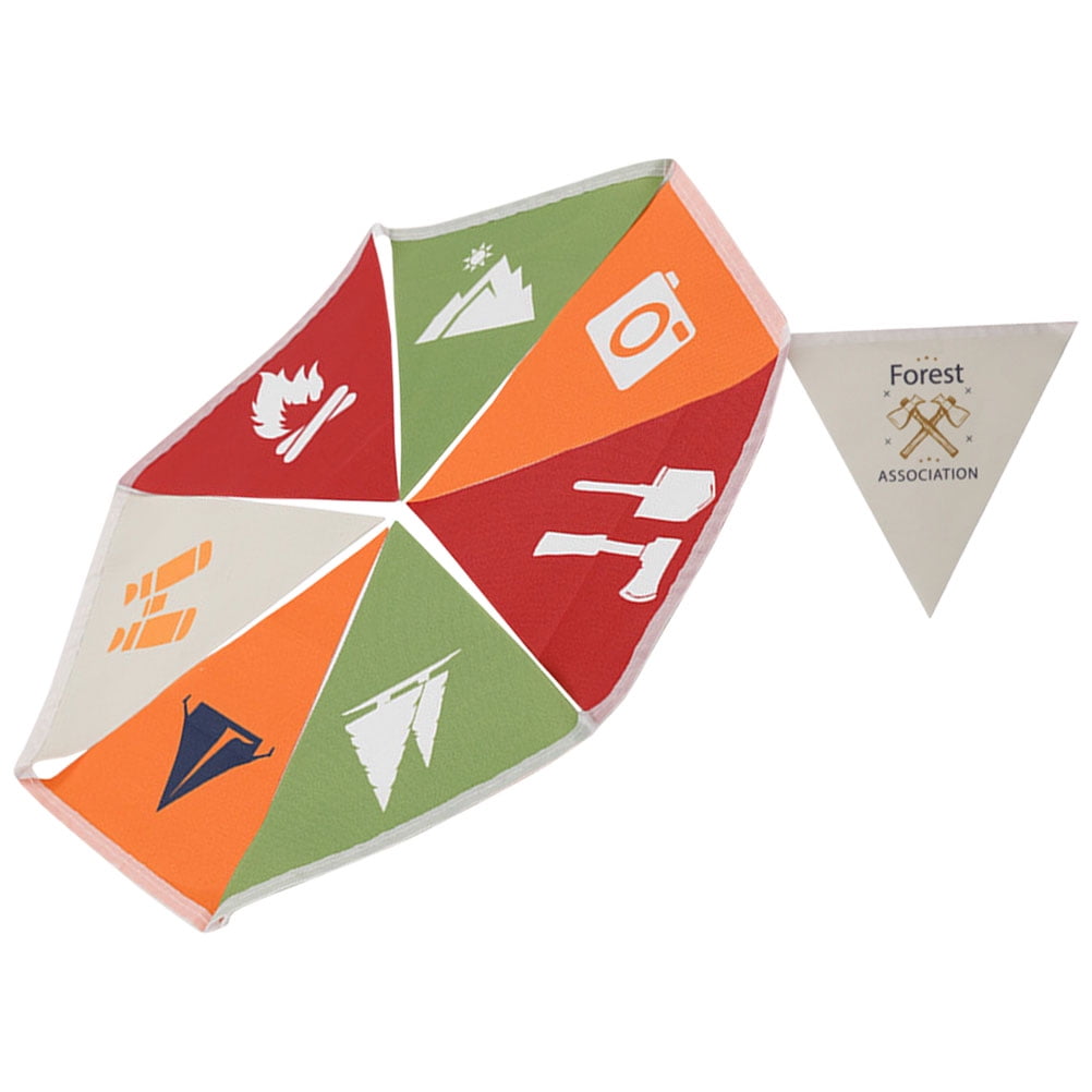 unbranded Waterproof Triangle Flag Teepee Tent for Kids Camping Fade ...