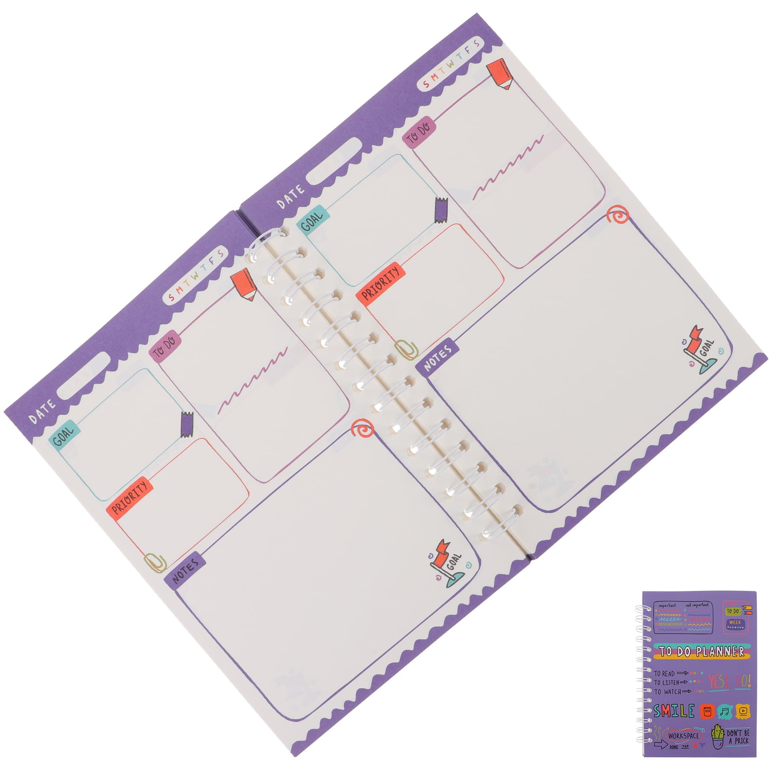 unbranded Weekly Planner Notebook Daily Notepad Student Dating ...