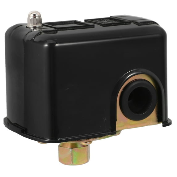 Well Pump Tank Pressure Switch with Water Heater Relief Valve, Black ...