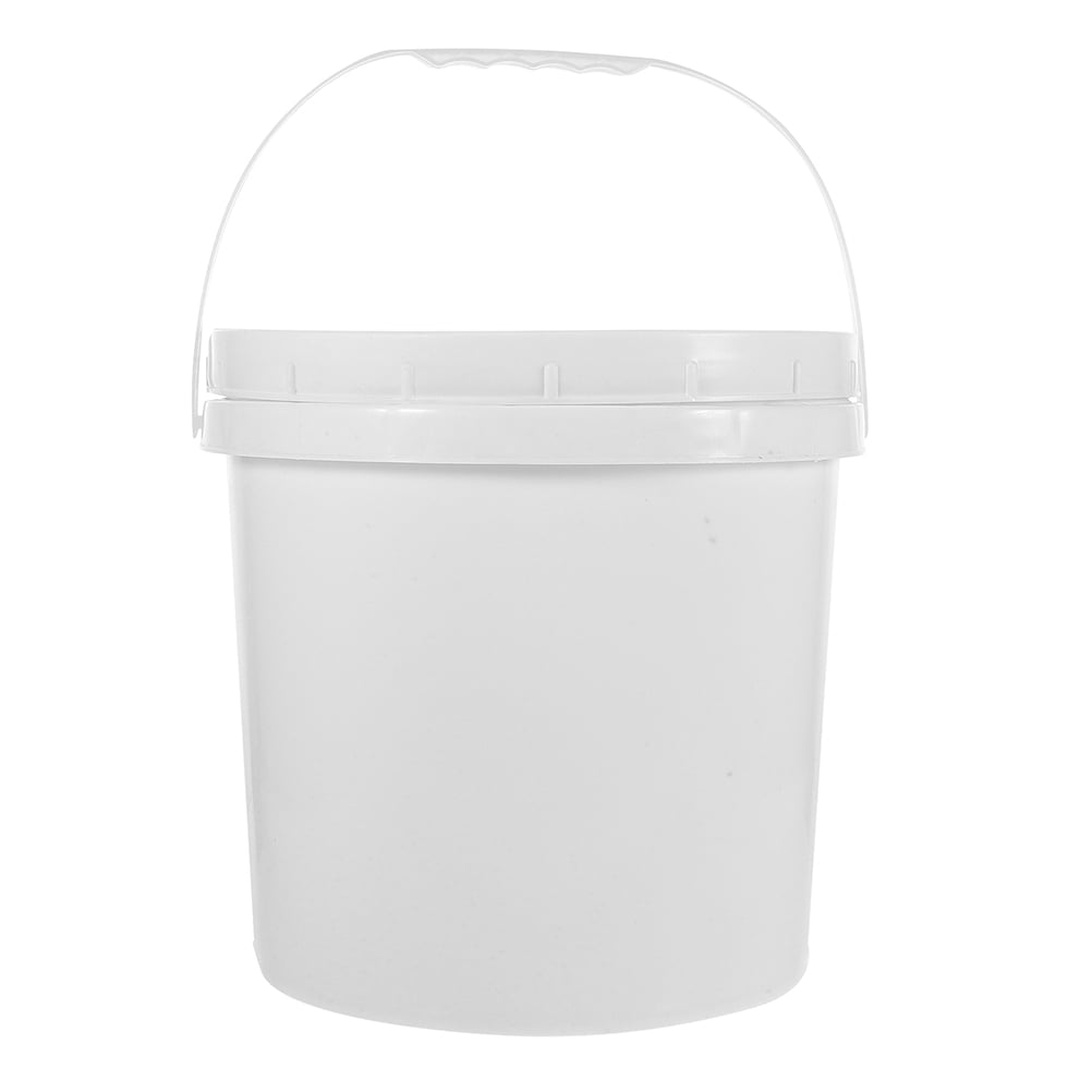 unbranded White Portable Paint Bucket with Lid Made of ABS for Storage ...