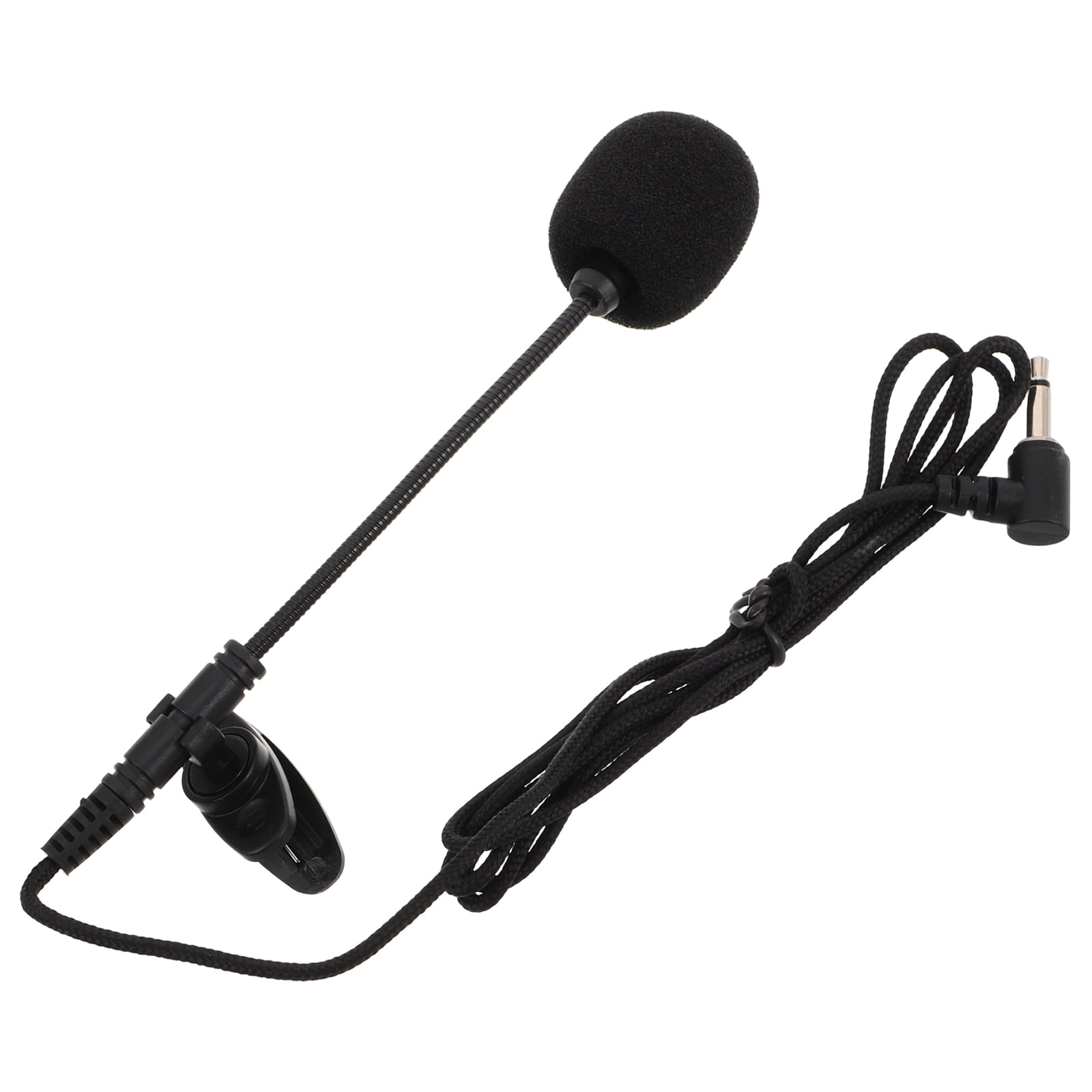 unbranded Extended Collar Clip Microphone Wired Lavalier Mic Amplifier ...