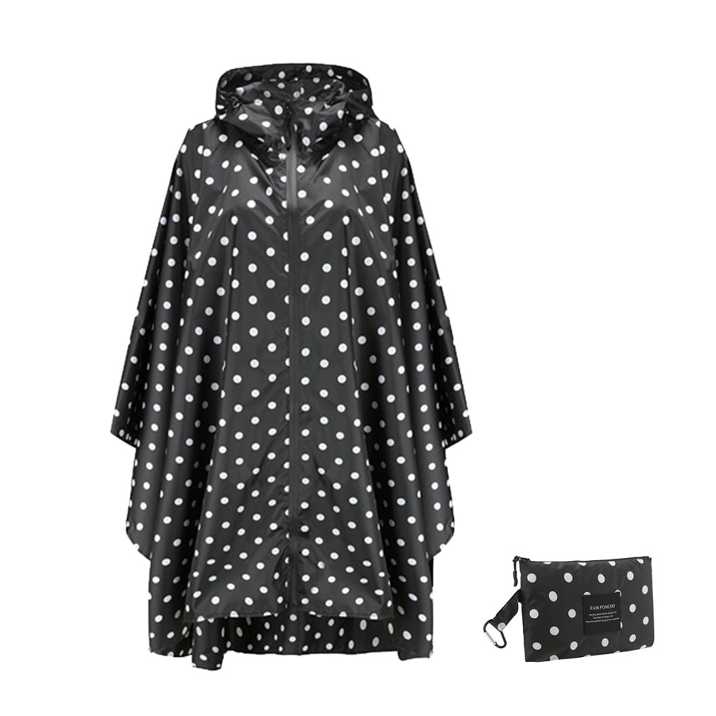 chidgrass Women Men Rain Coat Adults Front Zipper Breathable Waterproof ...