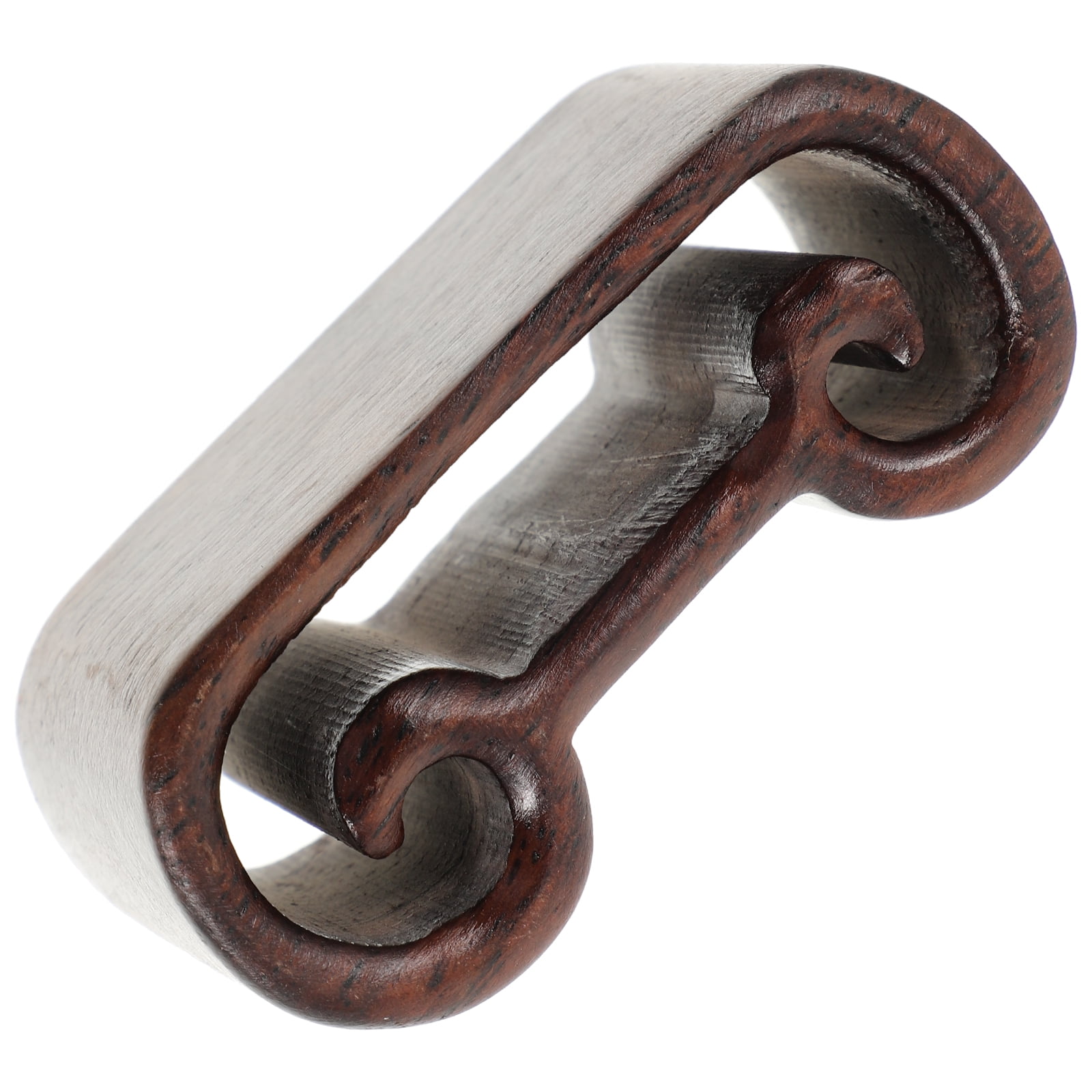 unbranded Wood Carving Stand Retro Planter Stand Wooden Flowerpot Base ...