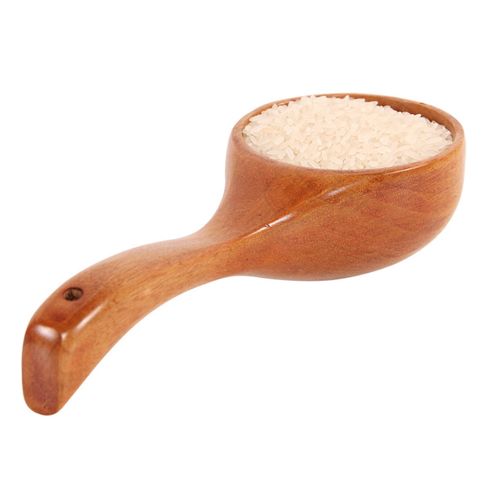 unbranded Wood Tablespoon Scoop Measuring Spoons Rice Cooker Big Size ...