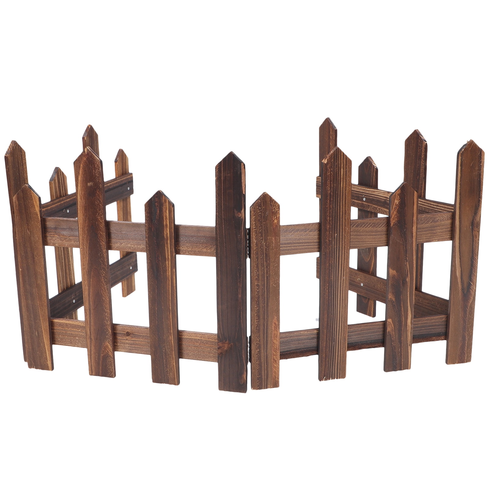 unbranded Wooden Rail Fence Garden Fence Edging Fencing Garden Yard ...