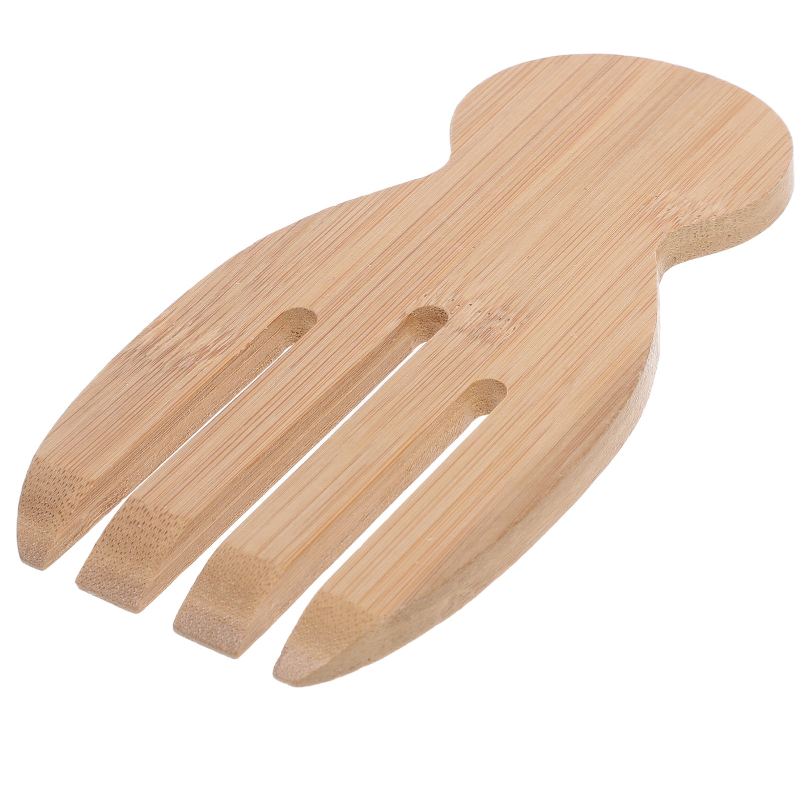 unbranded Wooden Salad Servers Bamboo Salad Hands Bamboo Serving Hands ...