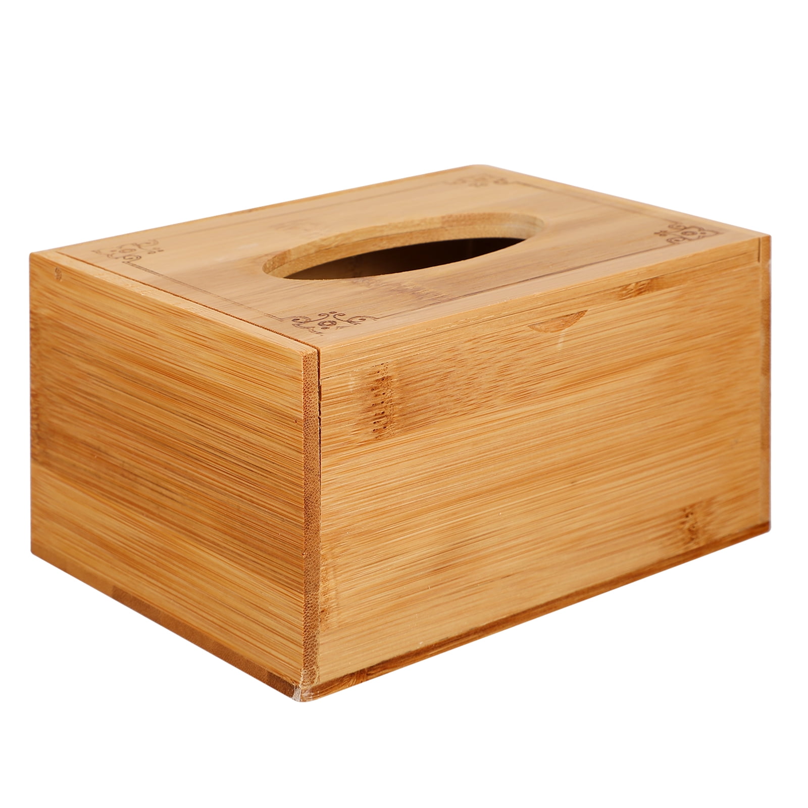 unbranded Wooden Tissue Box Tissues Cube Boxes Paper Towel Holder ...