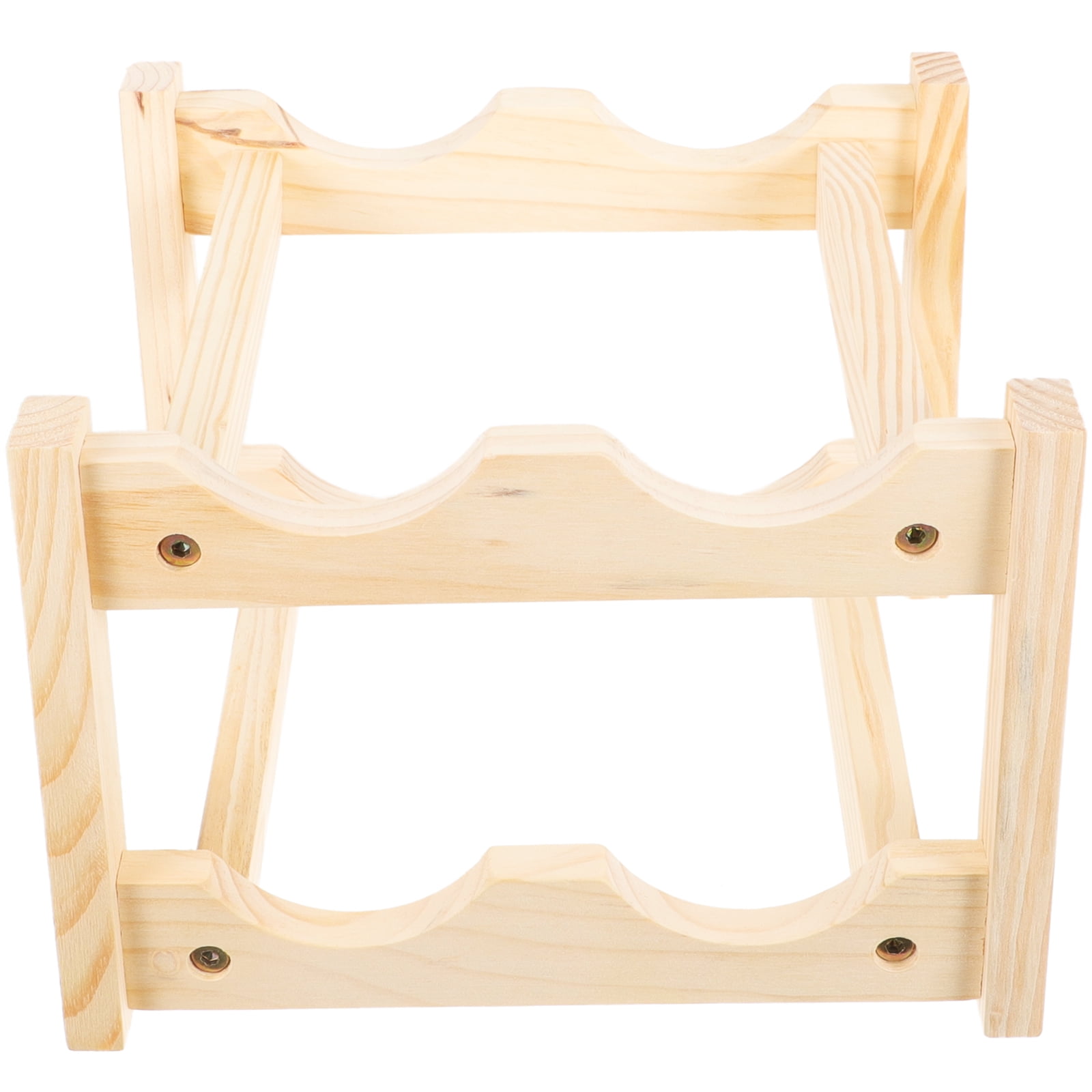 unbranded Wooden Wine Bottle Rack Racks Organizer Liquor Display Shelf ...