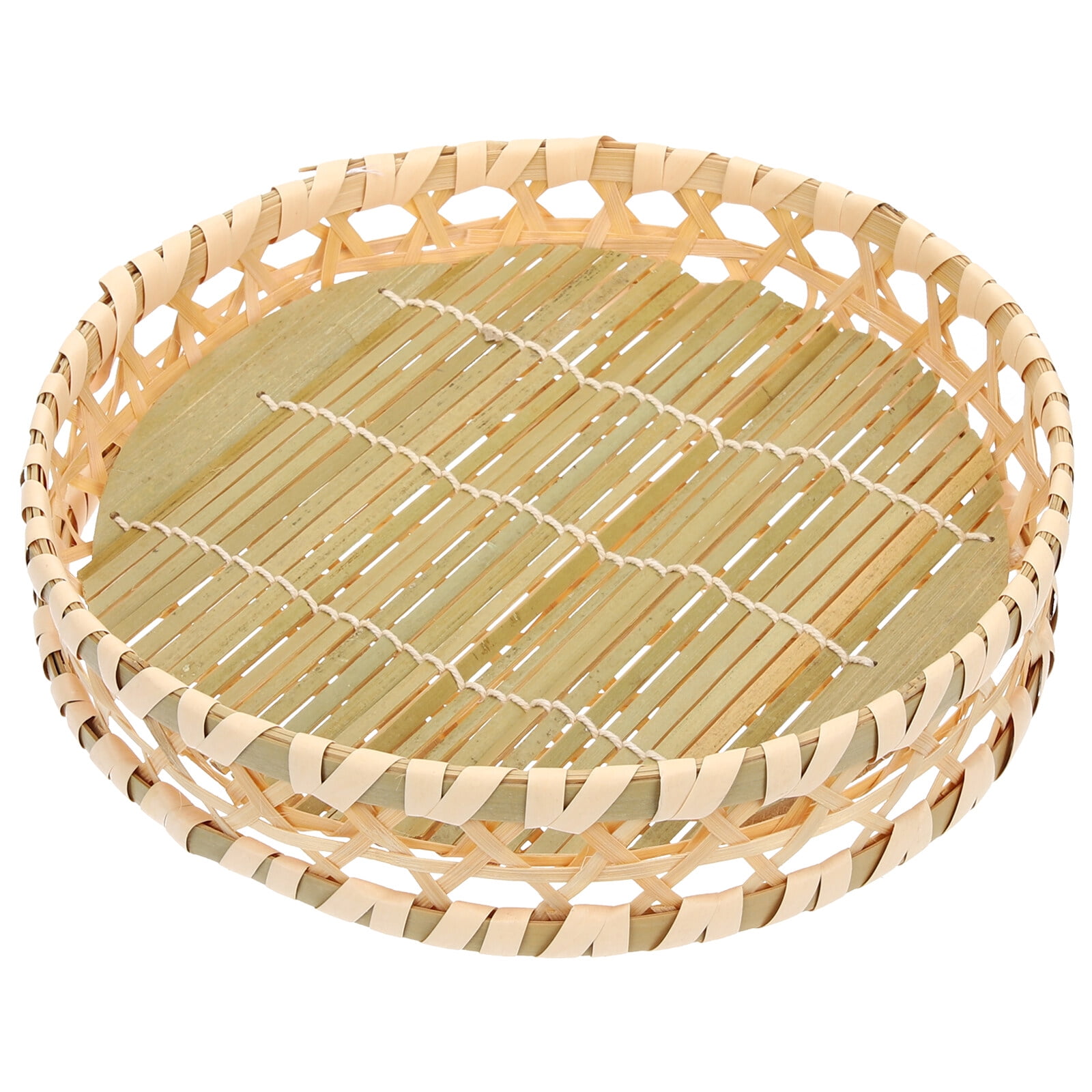 unbranded Woven Basket Bamboo Fruit Basket Decorative Sundries Basket ...