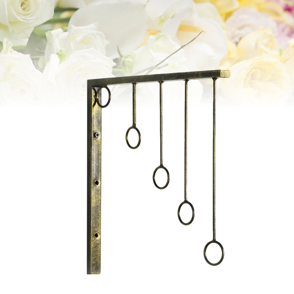 unbranded Wrought Iron Clothing Rack Clothes Wall Mounted Coat Racks ...
