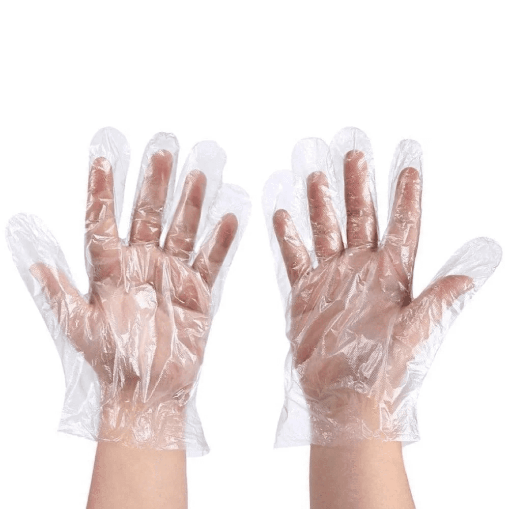under 50% off Saving 200Pcs Disposable Transparent Gloves, Kitchen Food ...