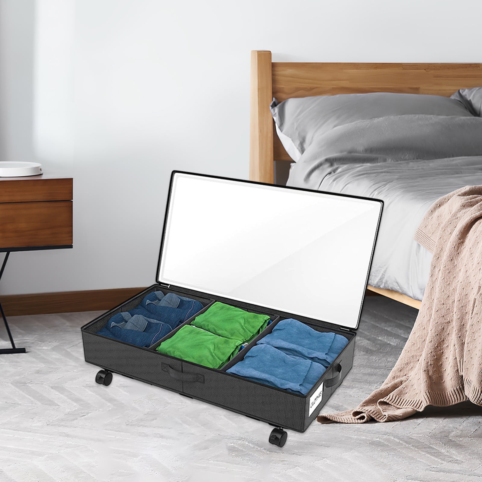 under Bed Clothes Case Multipurpose Storage Case Quilts Bag under Bed ...