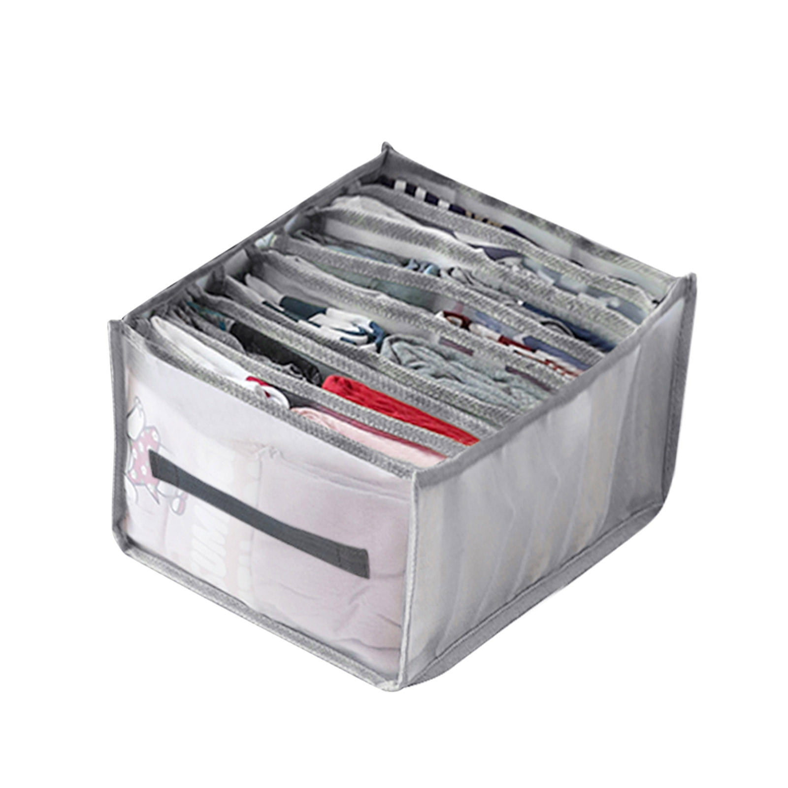 under Bed Shoe Organizer with Wheels Mesh Clothes Storage Box Trouser ...