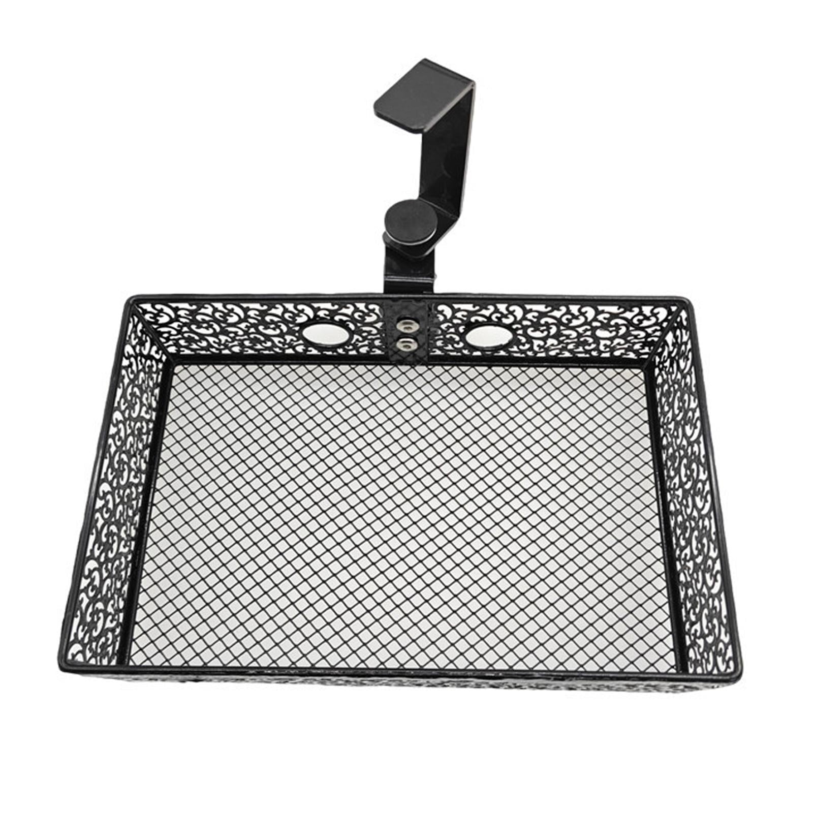 under Desk Storage Hidden Desktop Organizer Clamp Container Mesh Metal ...