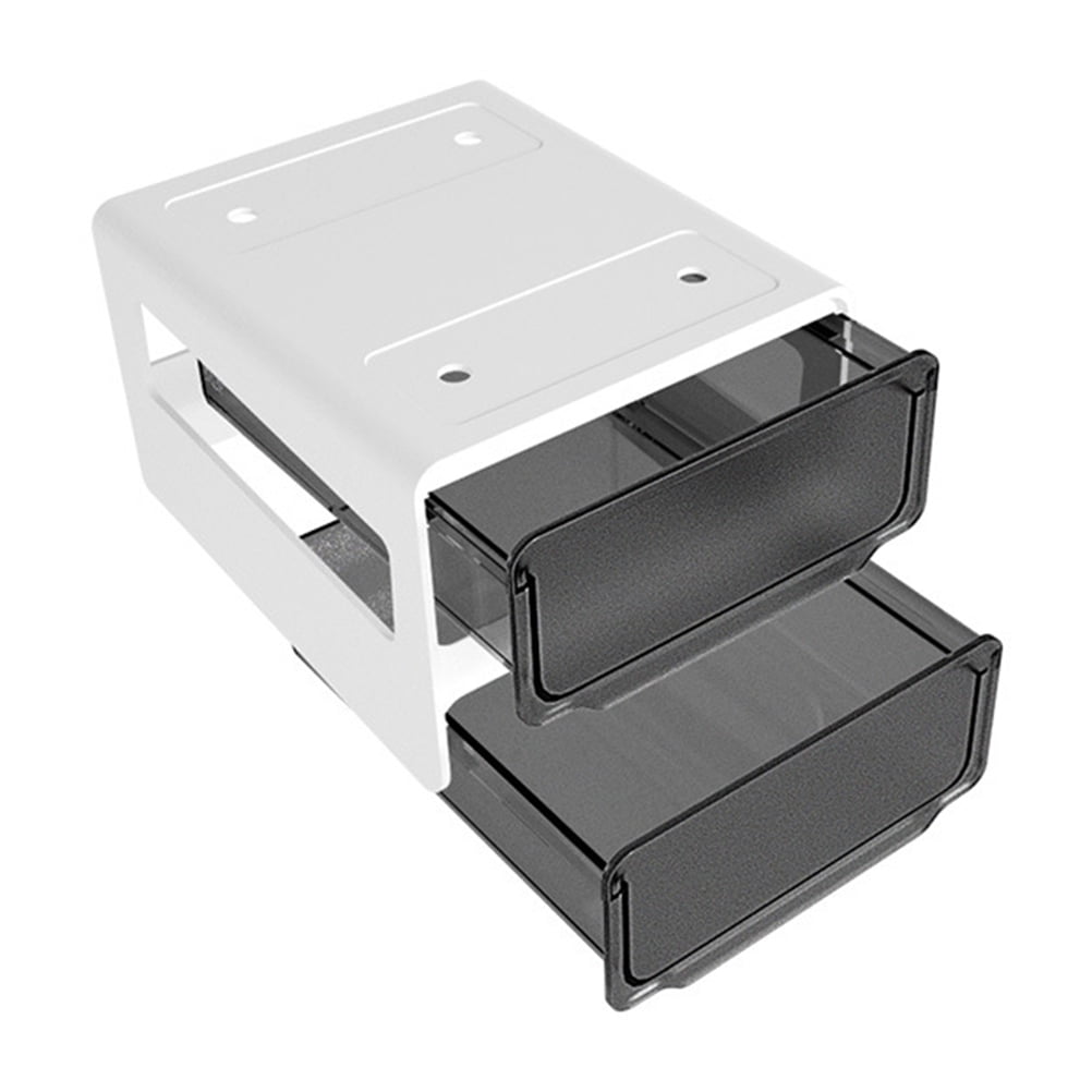 under Table Storage Box Desk Organizer Invisible Case Table Bottom ...