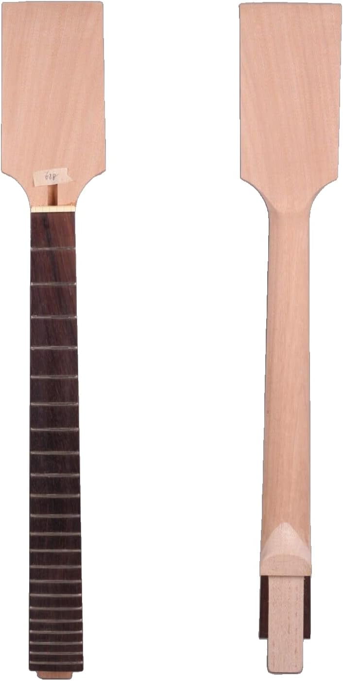 unfinished electric Mahogany guitar neck 22 fret 24.75inch Paddle Head ...